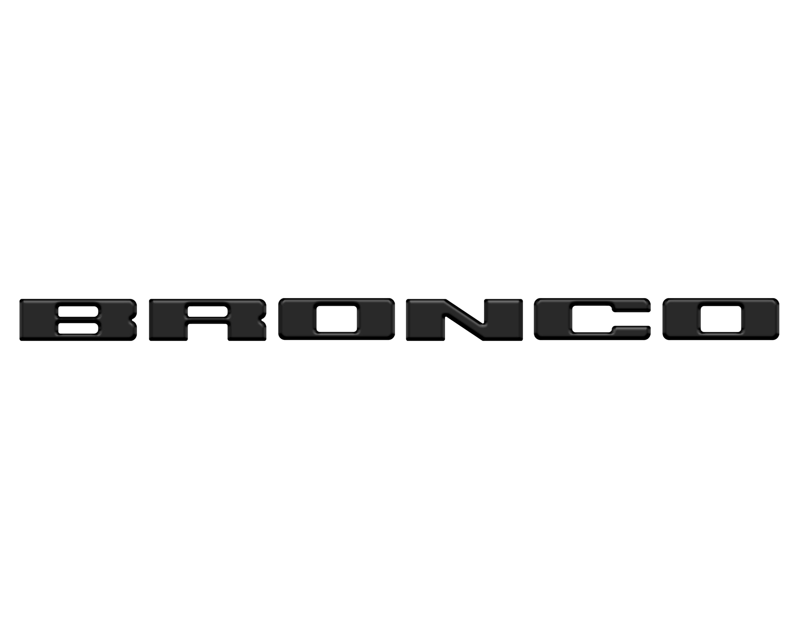 Front Grille Letters Overlays Fits 2021-2024 Ford Bronco Sport ...