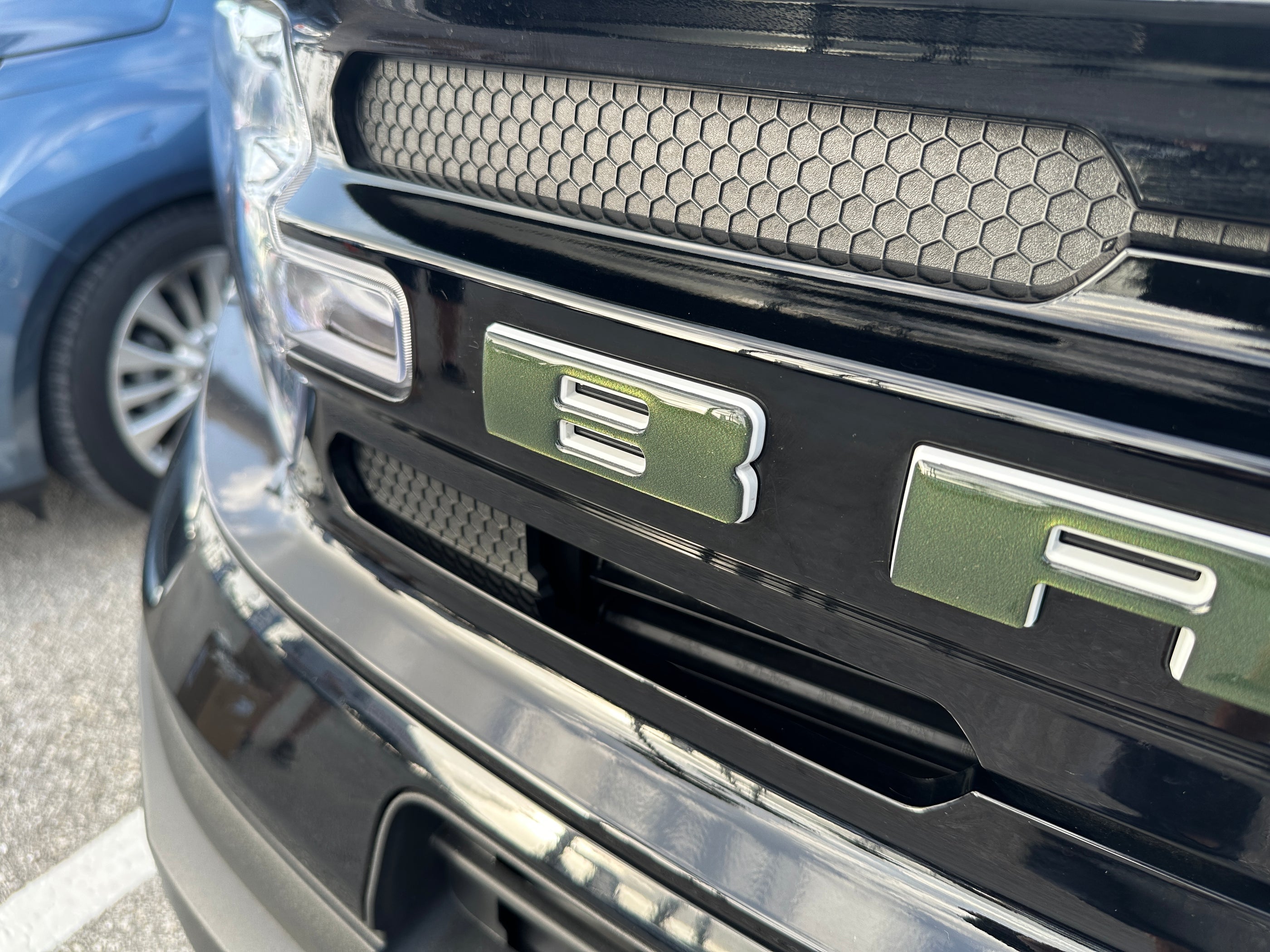 Front Grille Letters Overlays Fits 2021-2026 Ford Bronco Sport ...