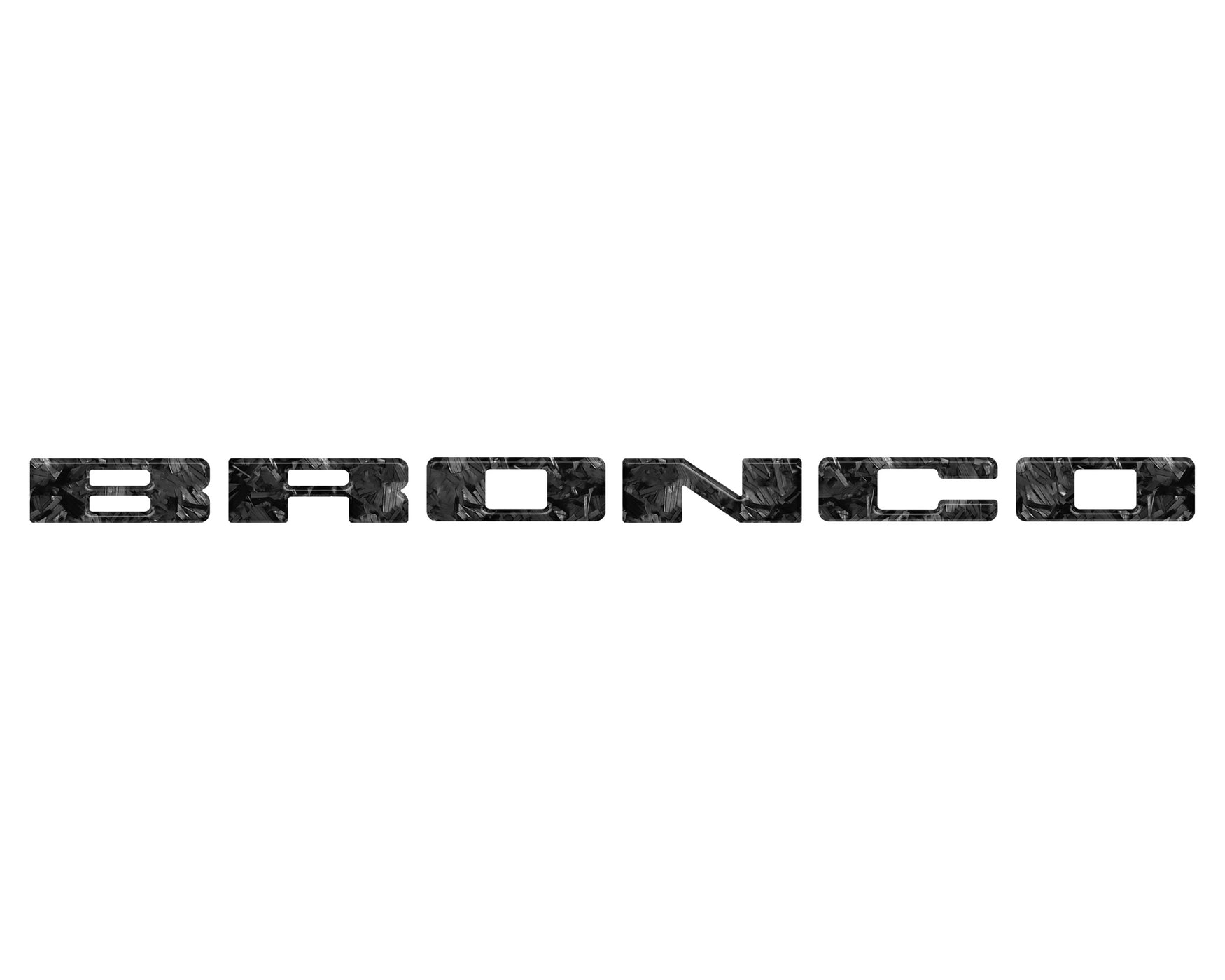 Front Grille Letters Overlays Fits 2021-2024 Ford Bronco Sport ...