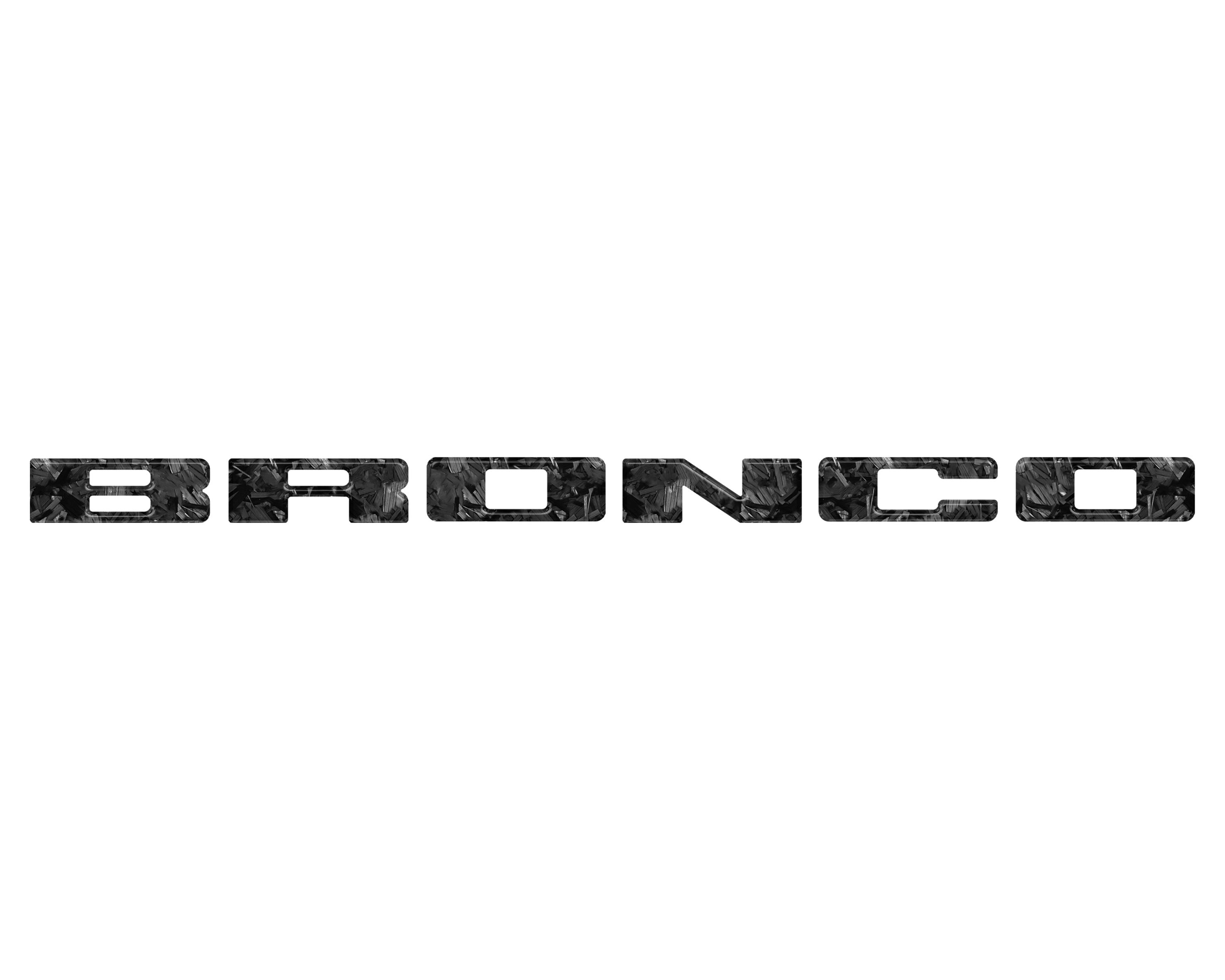 Front Grille Letters Overlays Fits 2021-2024 Ford Bronco Sport ...