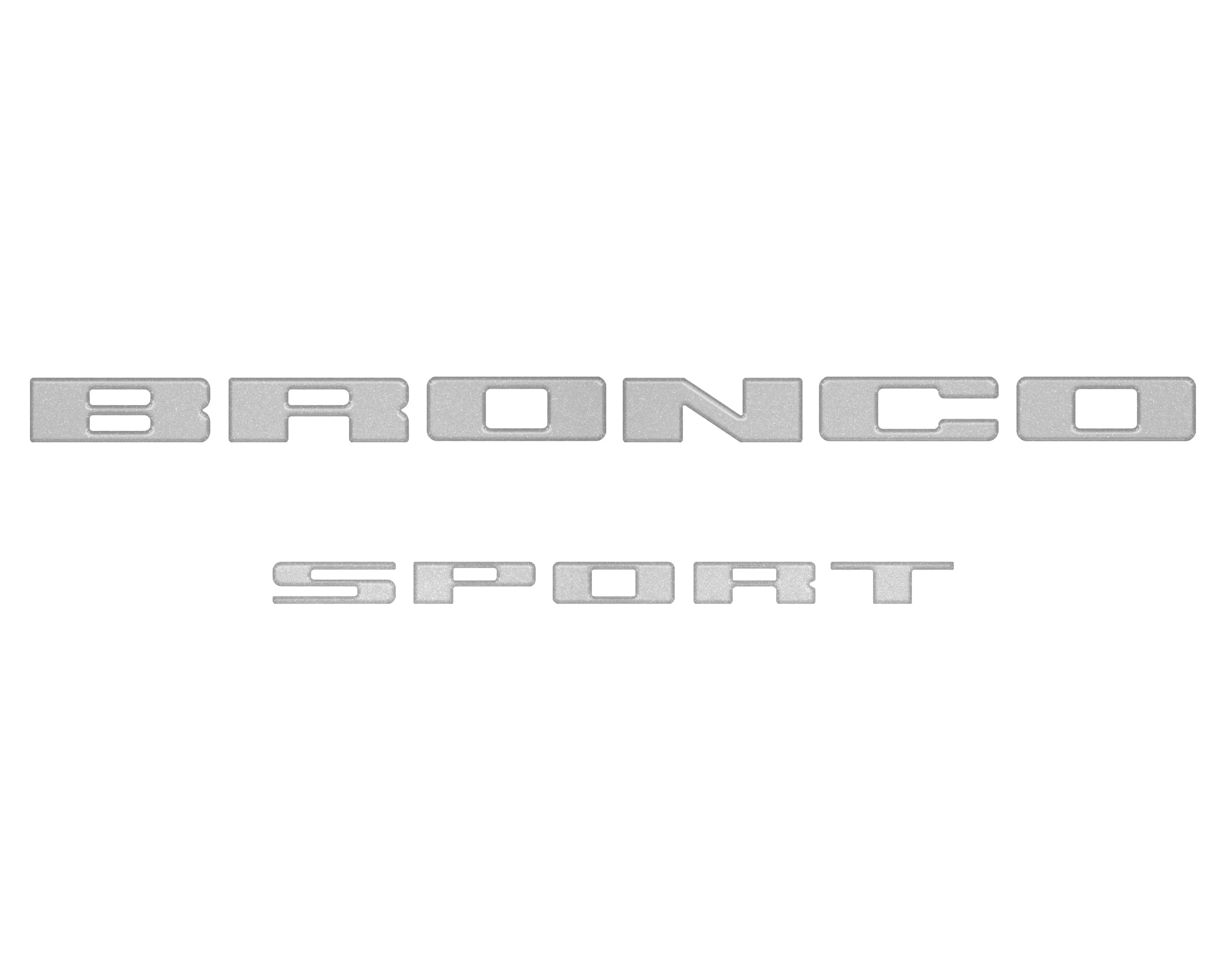 Rear Liftgate Letter Overlays Fits 2021-2024 Ford Bronco Sport ...