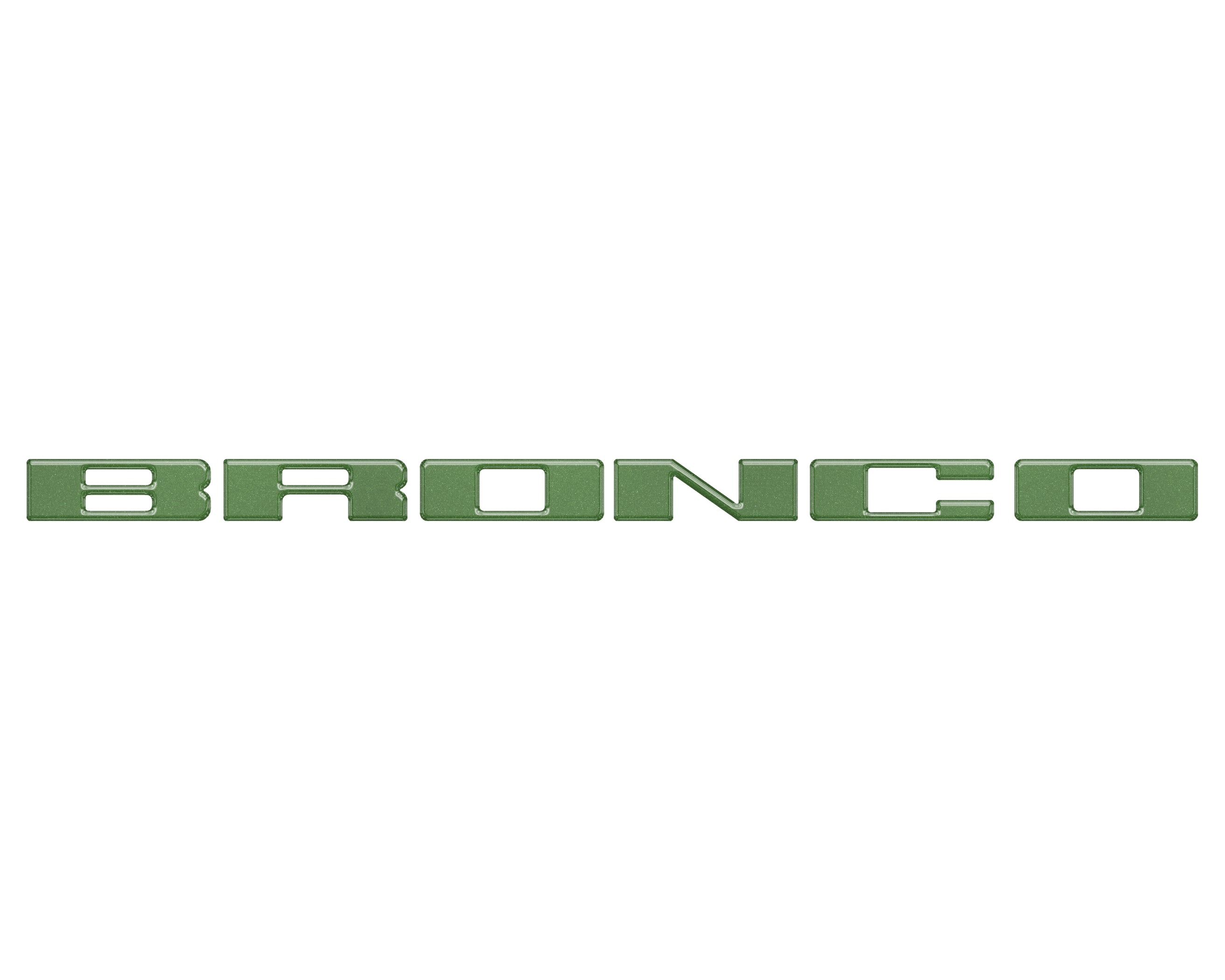 Front Grille Letter Overlays Fits 2021-2026 Ford Bronco — Tufskinz.com