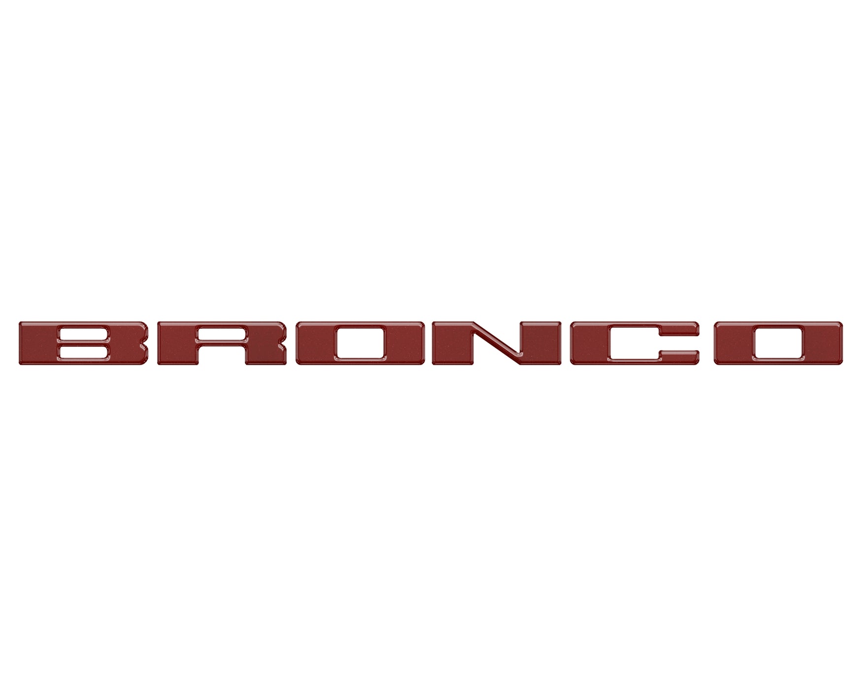 Front Grille Letter Overlays Fits 2021-2026 Ford Bronco — Tufskinz.com