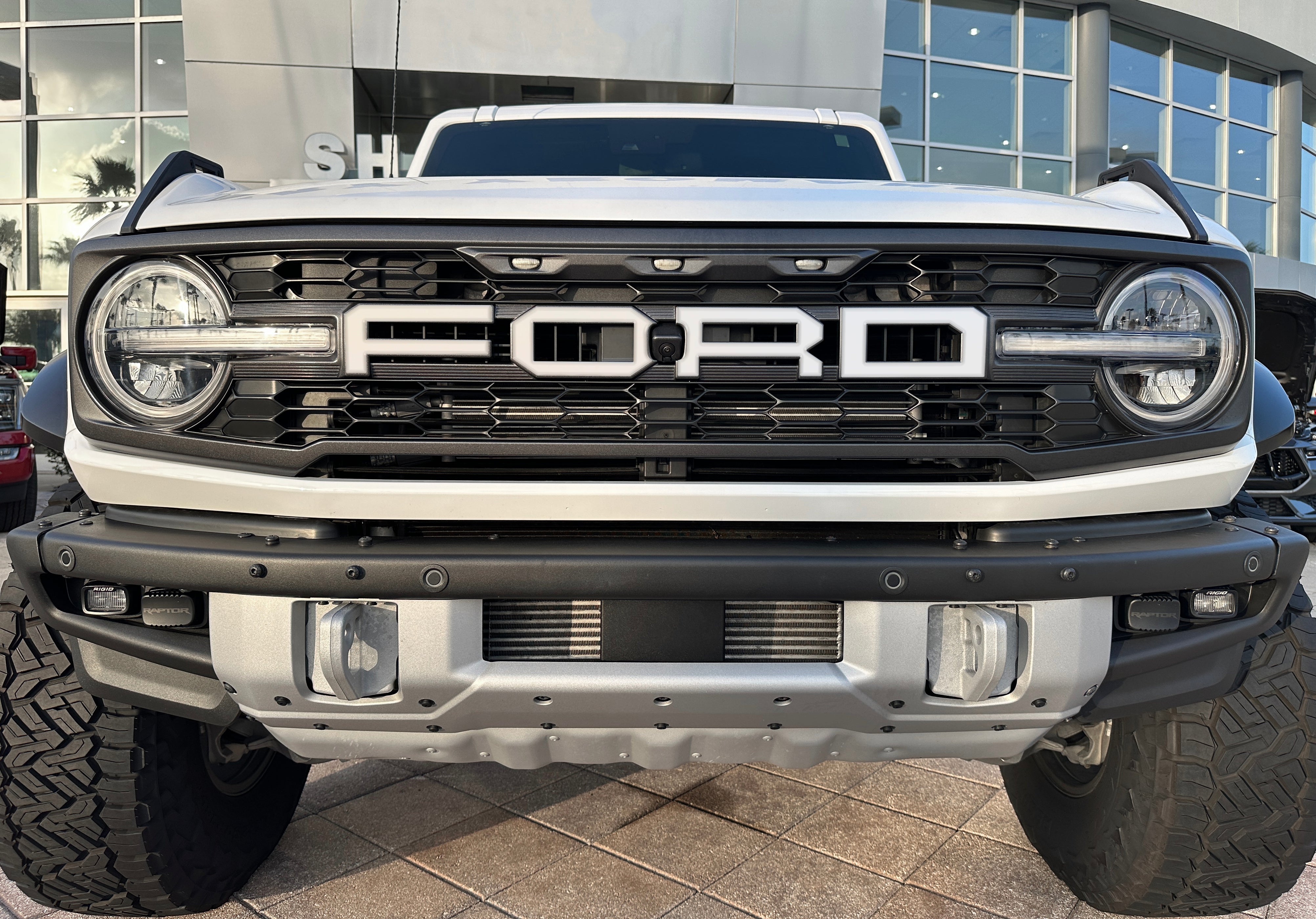 Raptor Front Grille Letter Overlays Fits 2022-2026 Ford Bronco ...