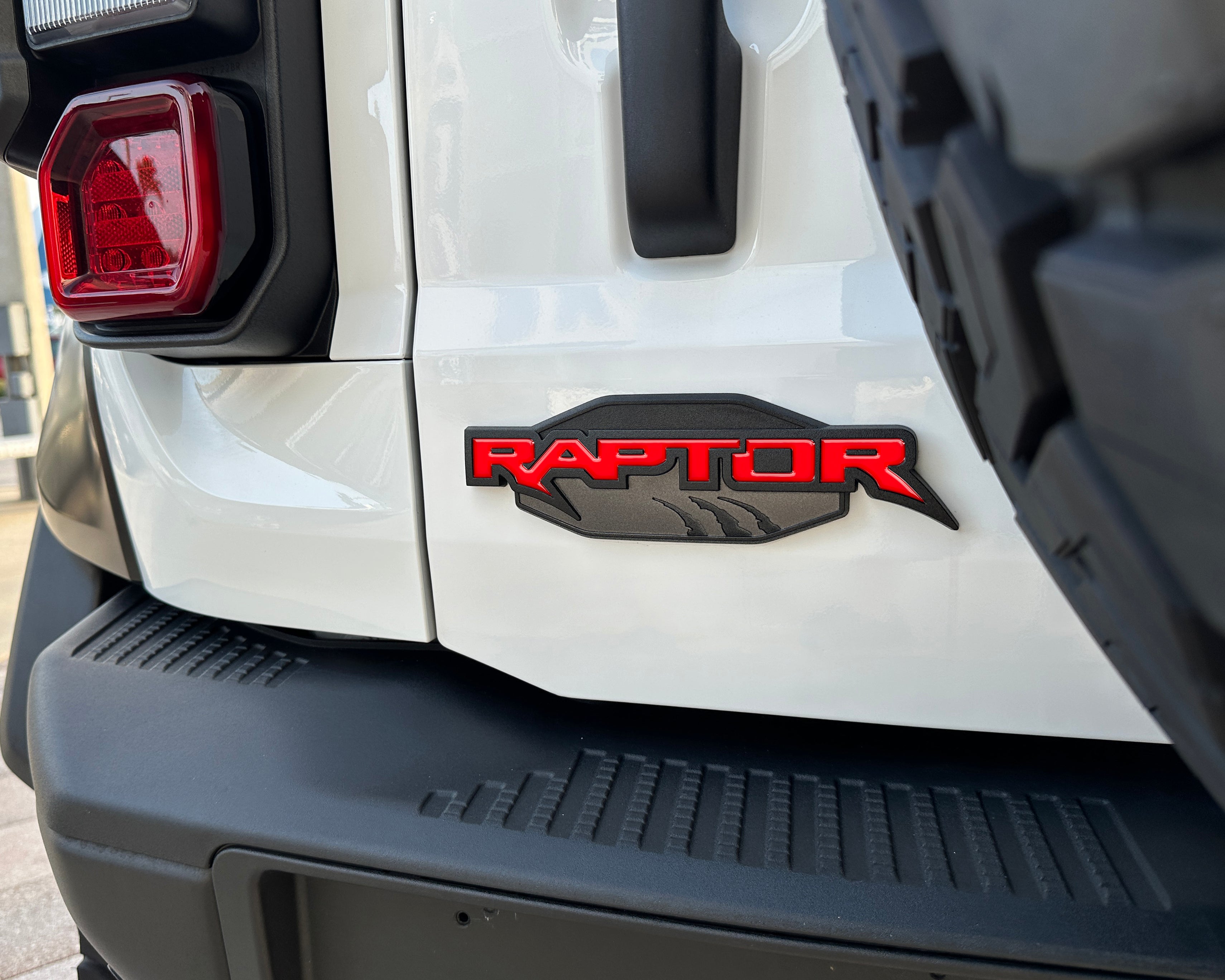 Raptor Emblem Inserts Fits 2023-2024 Ford Bronco Raptor — Tufskinz.com