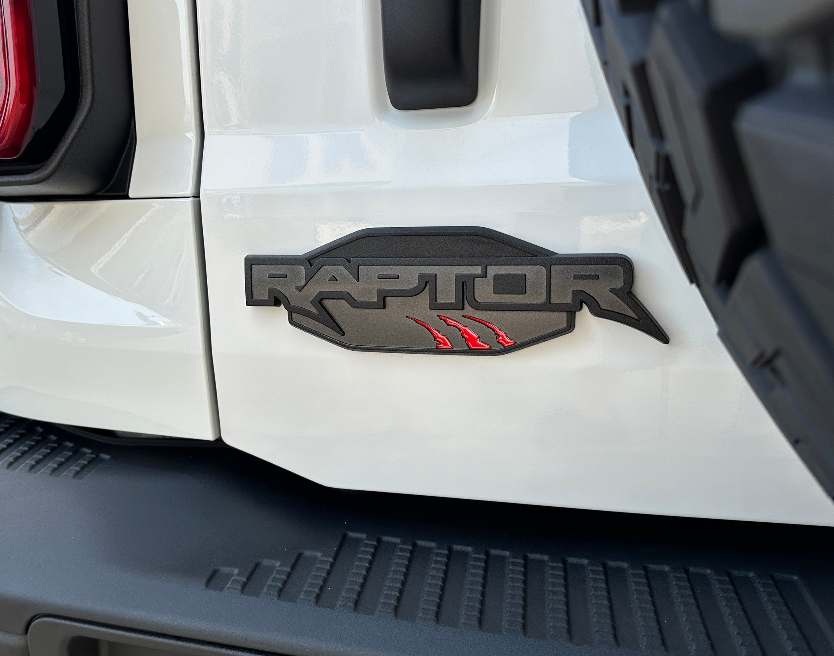 Raptor Emblem Claw Mark Inserts Fits 2022-2026 Ford Bronco Raptor ...