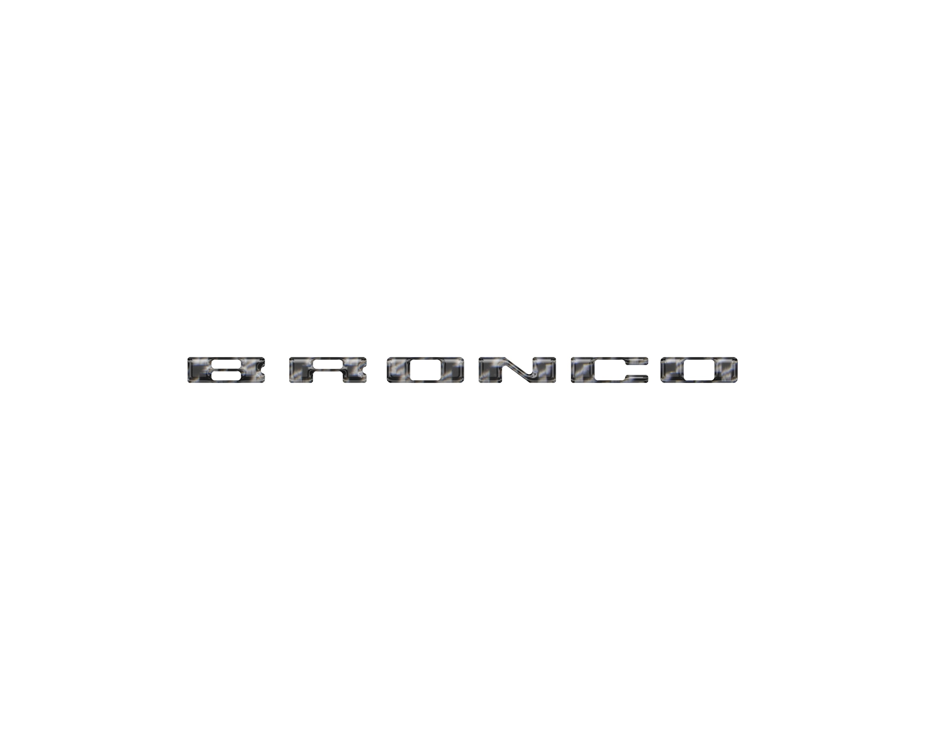 Passenger Dash Letter Inserts Fits 2025-2026 Ford Bronco Sport ...