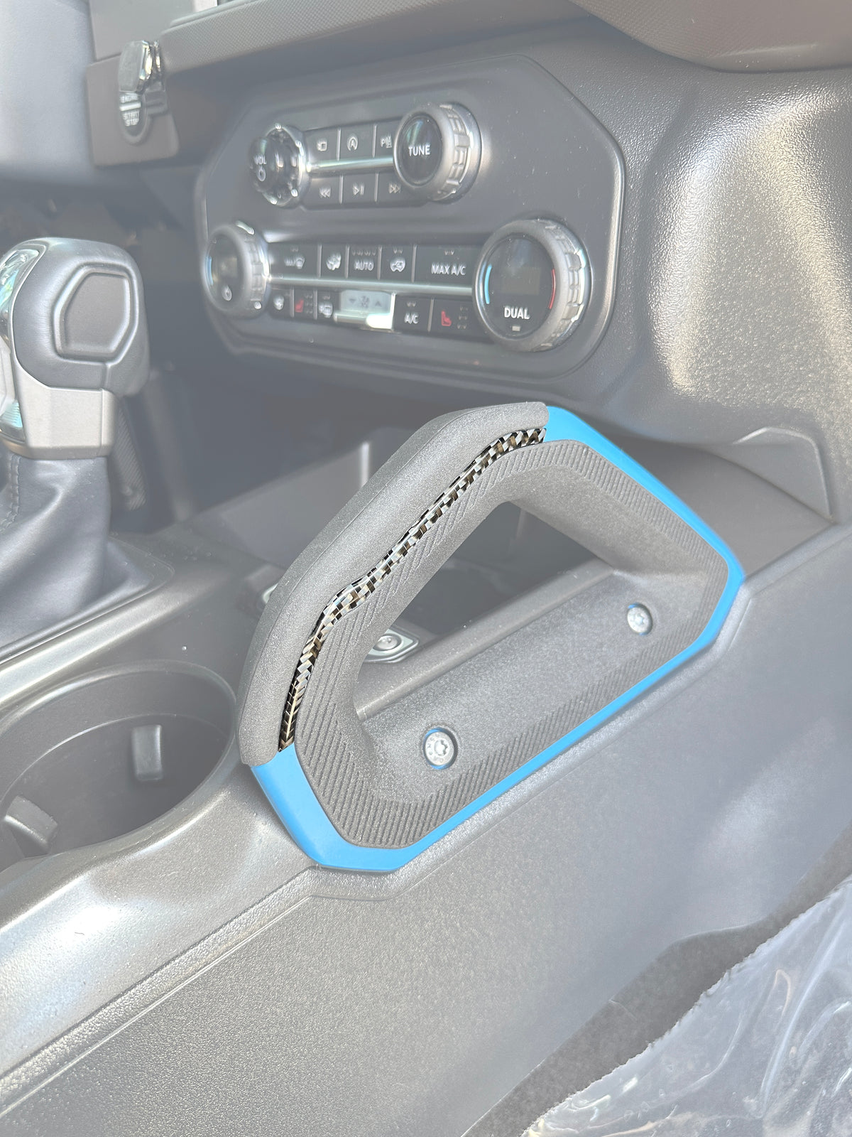 Center Console Grab Handle Line Accent Trim Fits 2021-2026 Ford Bronco ...