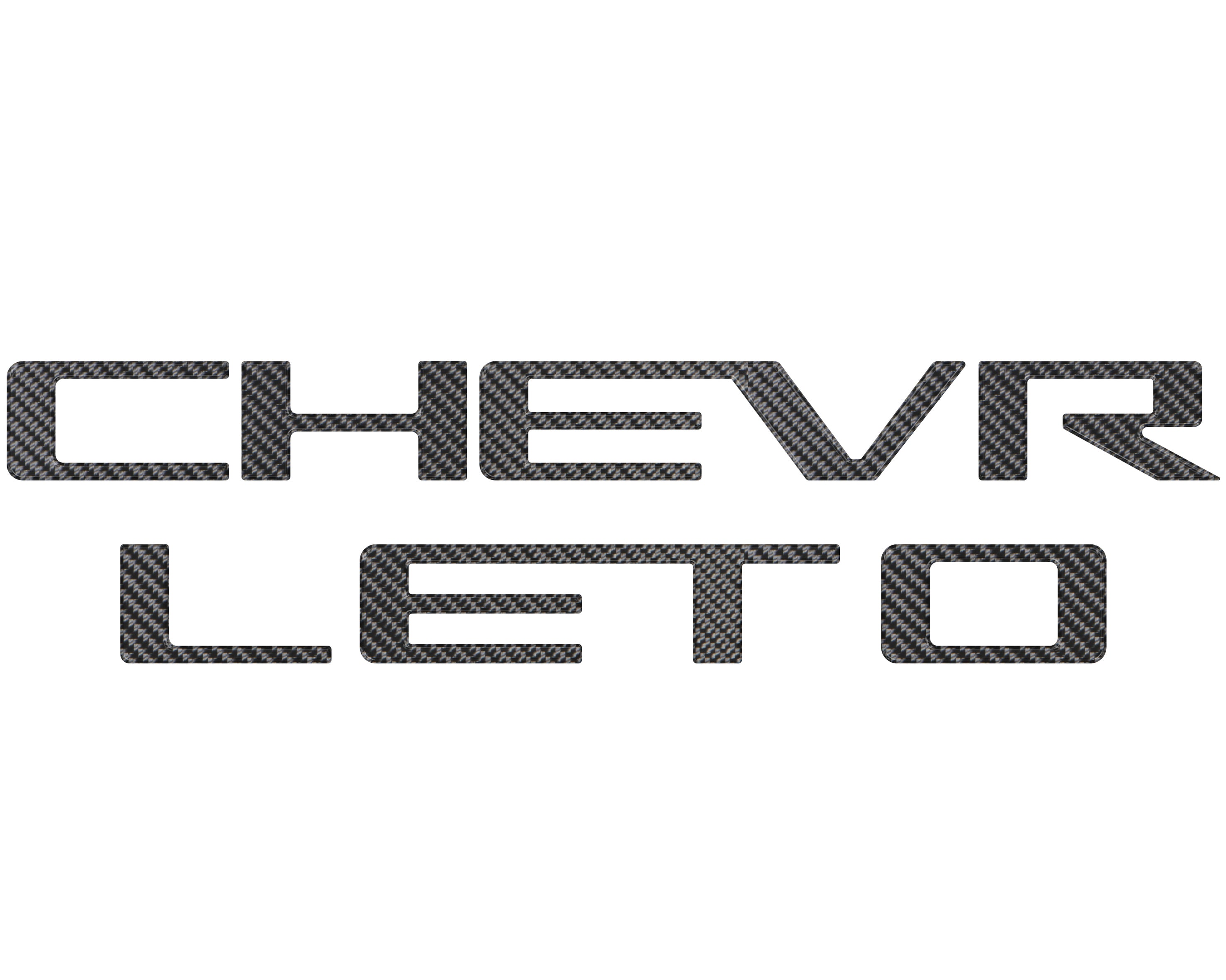 Tailgate Letter Inserts Fits 2023-2026 Chevrolet Colorado — Tufskinz.com