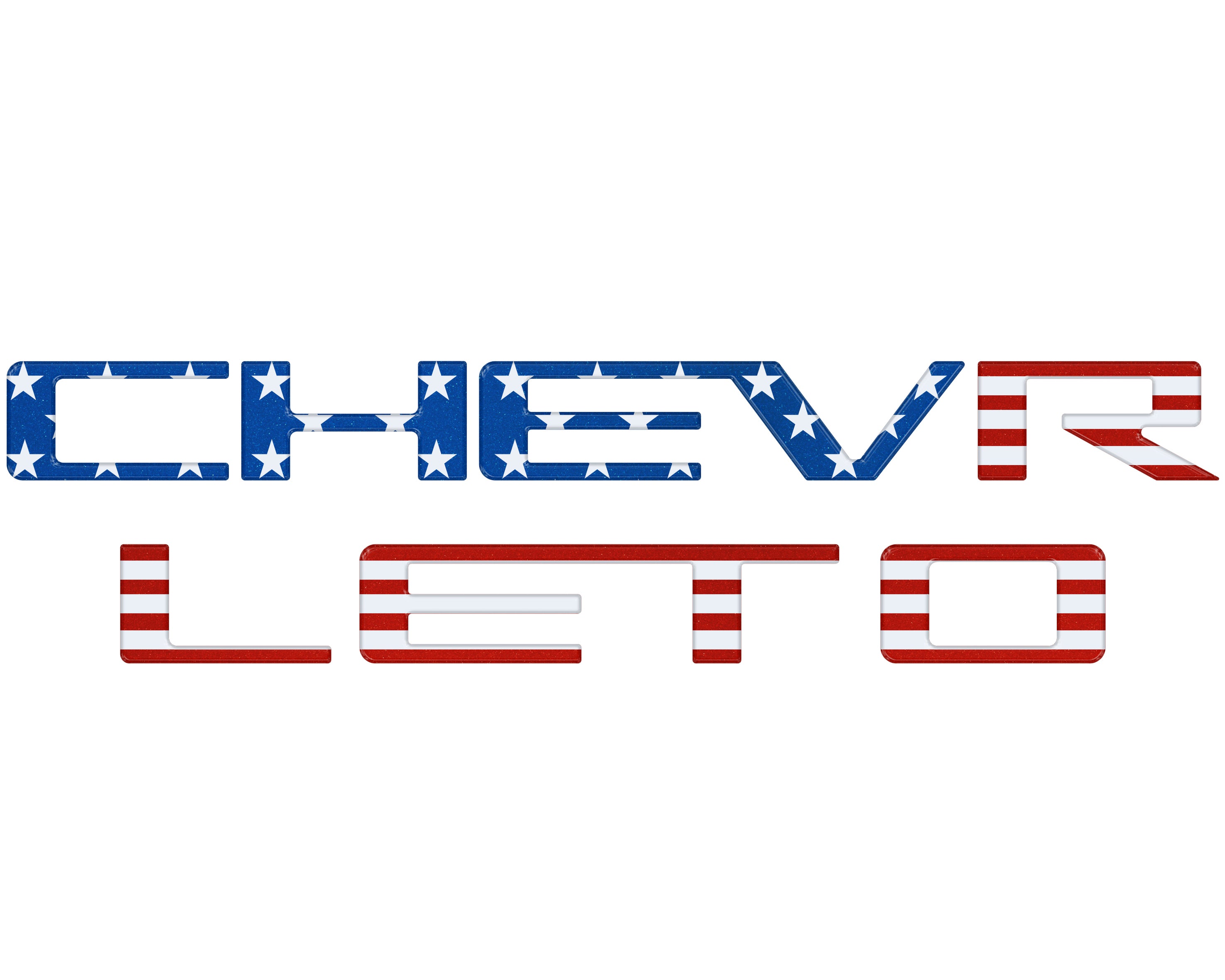 Tailgate Letter Inserts Fits 2023-2026 Chevrolet Colorado — Tufskinz.com