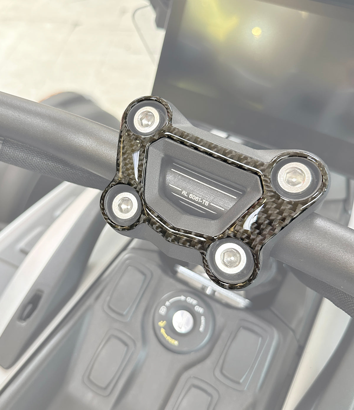 Handlebar Top Clamp Accent Trim Fits 2025-2026 Can Am Canyon — Tufskinz.com