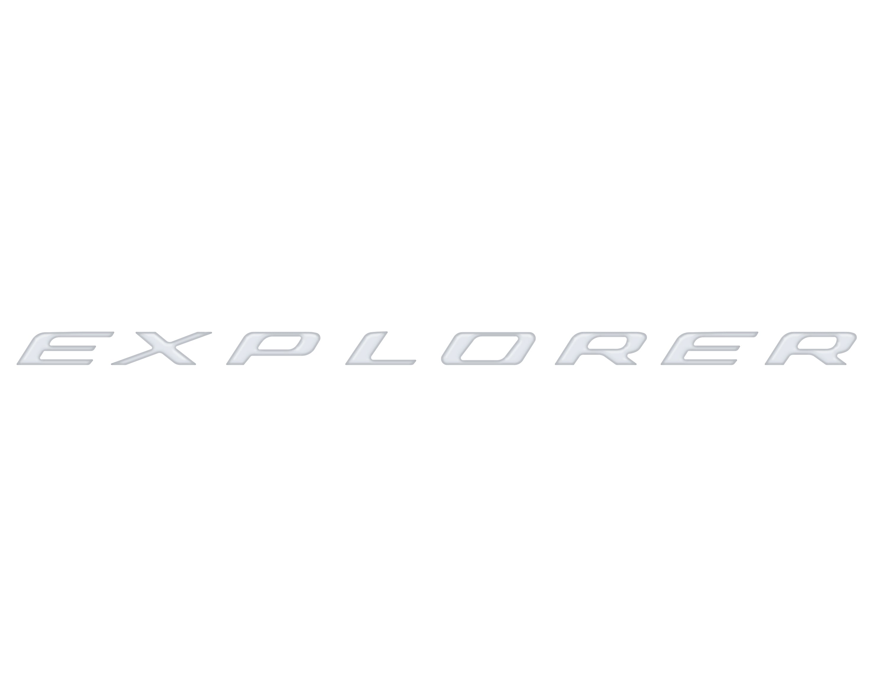 Liftgate Letter Overlays Fits 2025-2026 Ford Explorer — Tufskinz.com