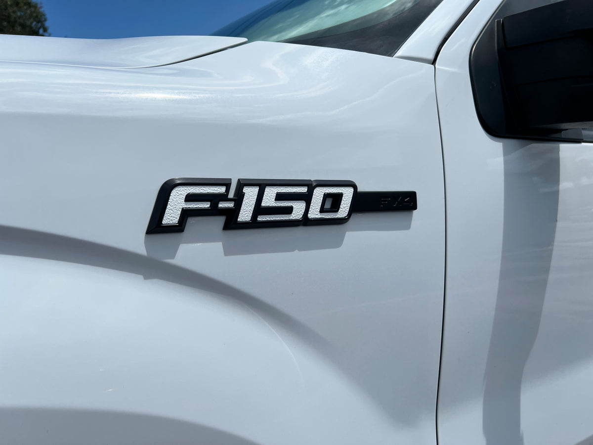 F-150 Emblem Inserts Fits 2009-2014 Ford F-150 — Tufskinz.com