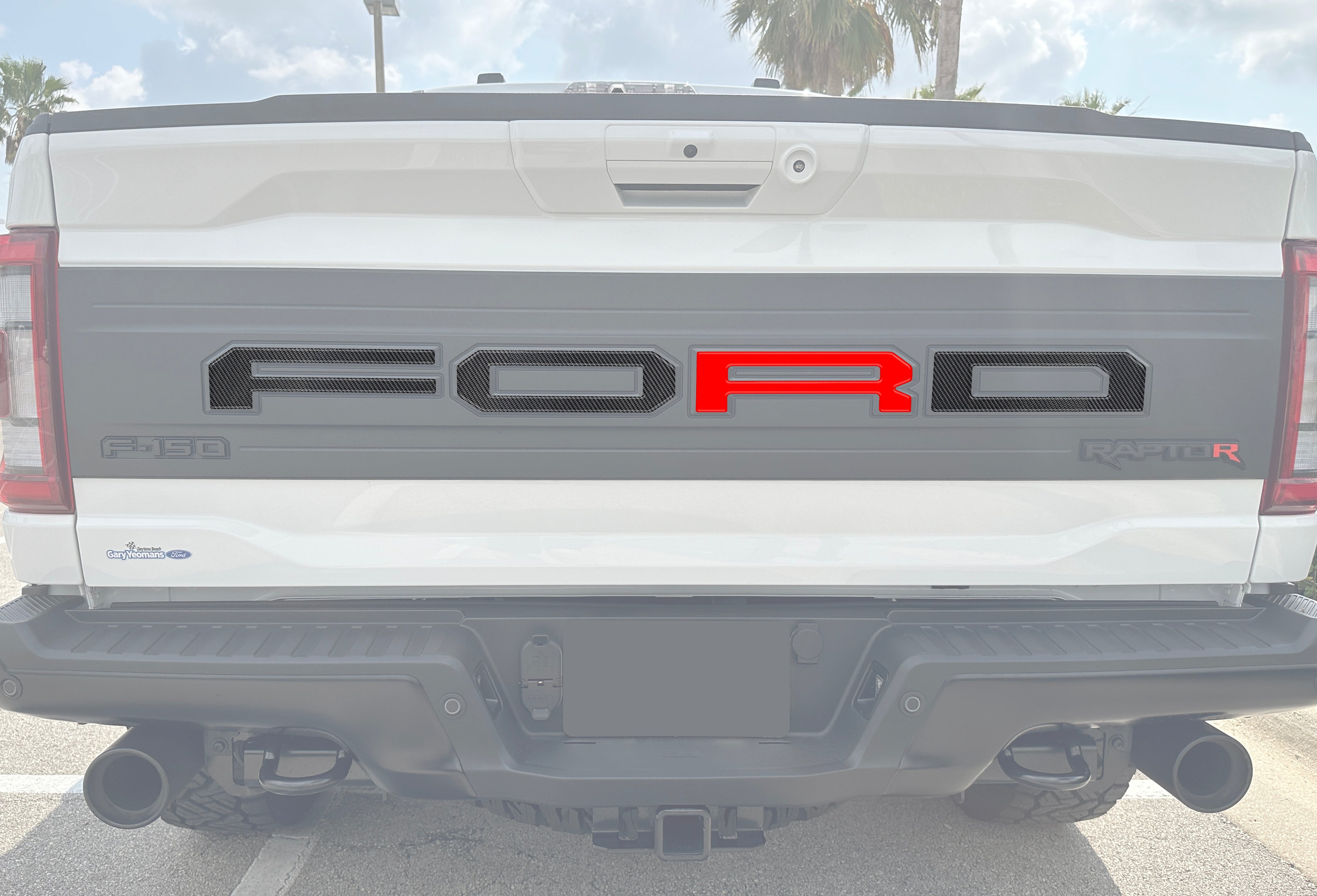 Raptor Tailgate Letter Overlays Fits 2021-2024 Ford F-150 Raptor ...