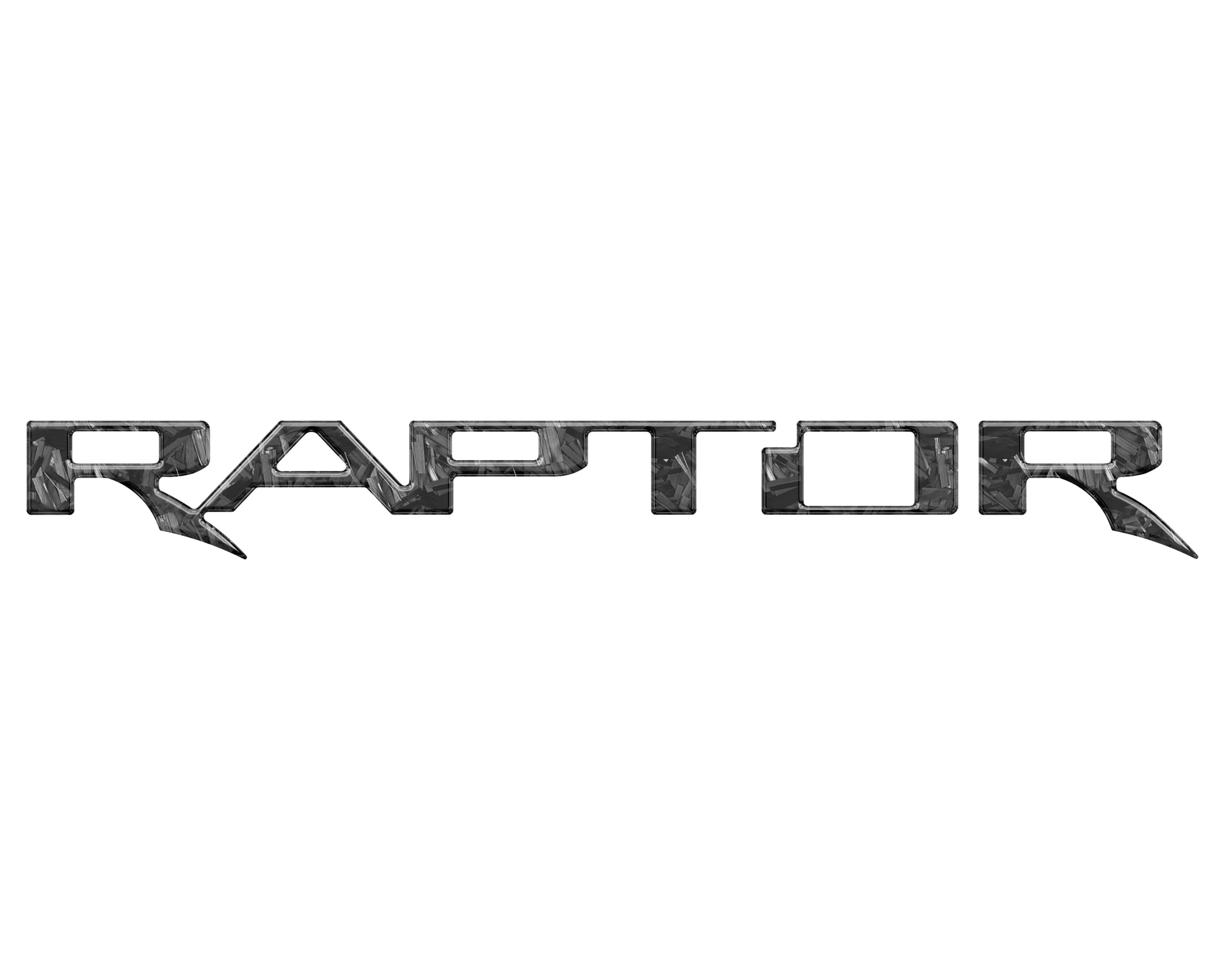 Raptor Tailgate Emblem Inserts Fits 2024-2026 Ford Ranger — Tufskinz.com