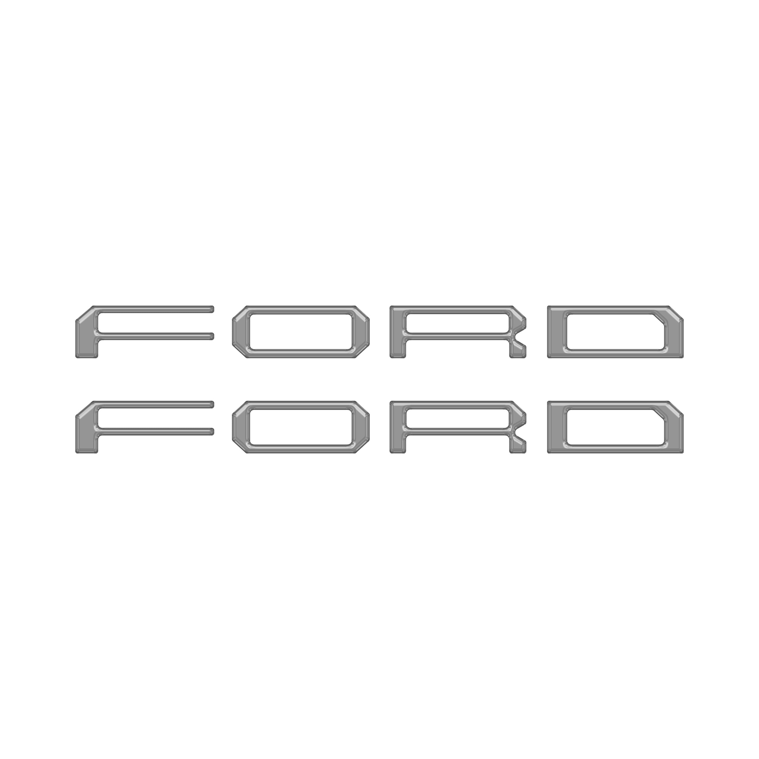 Tremor Running Board Letter Inserts Fits 2021-2024 Ford F-150 ...