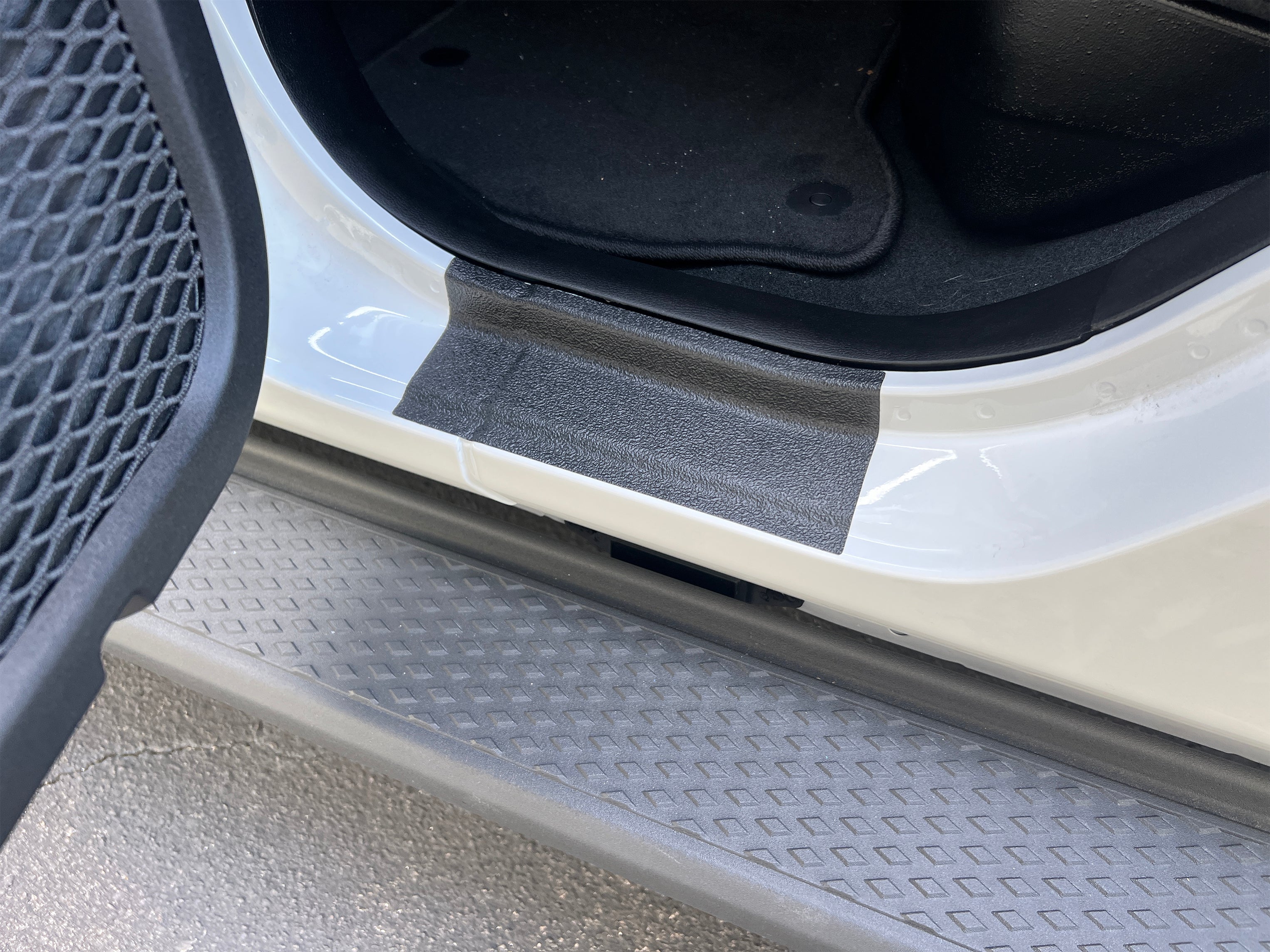 Textured Door Sill Overlays Fits 2019-2026 Jeep Wrangler — Tufskinz.com