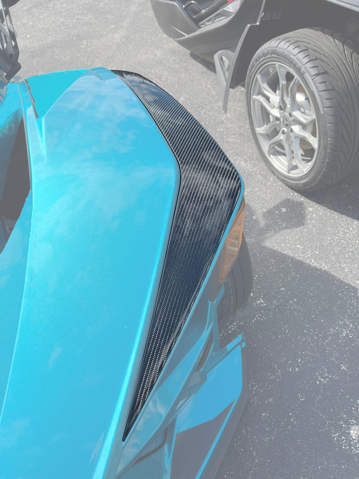 Outer Hood Accent Trim Fits 2022-2026 Polaris Slingshot R — Tufskinz.com