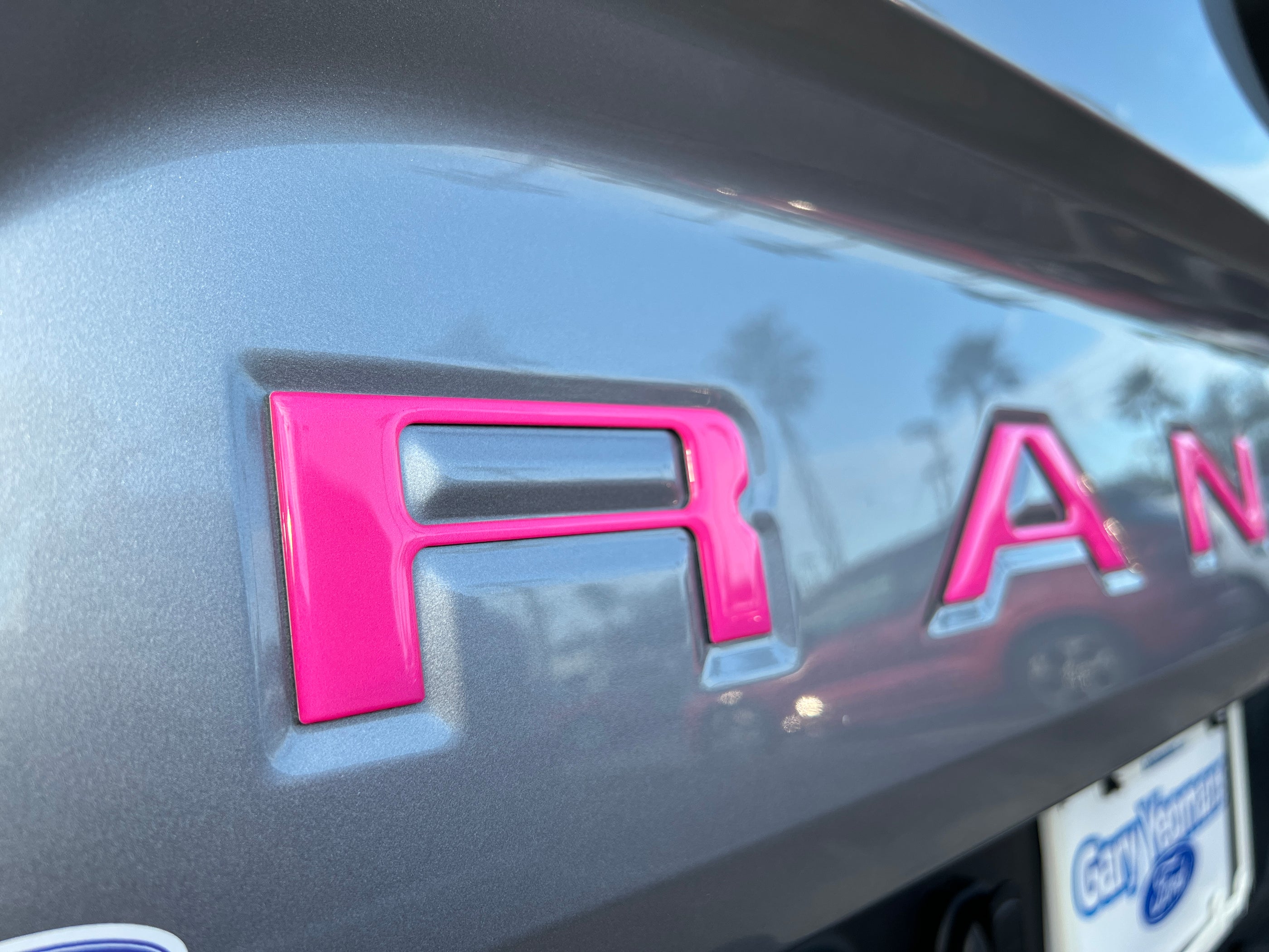 Tailgate Letter Inserts Fits 2024-2026 Ford Ranger — Tufskinz.com