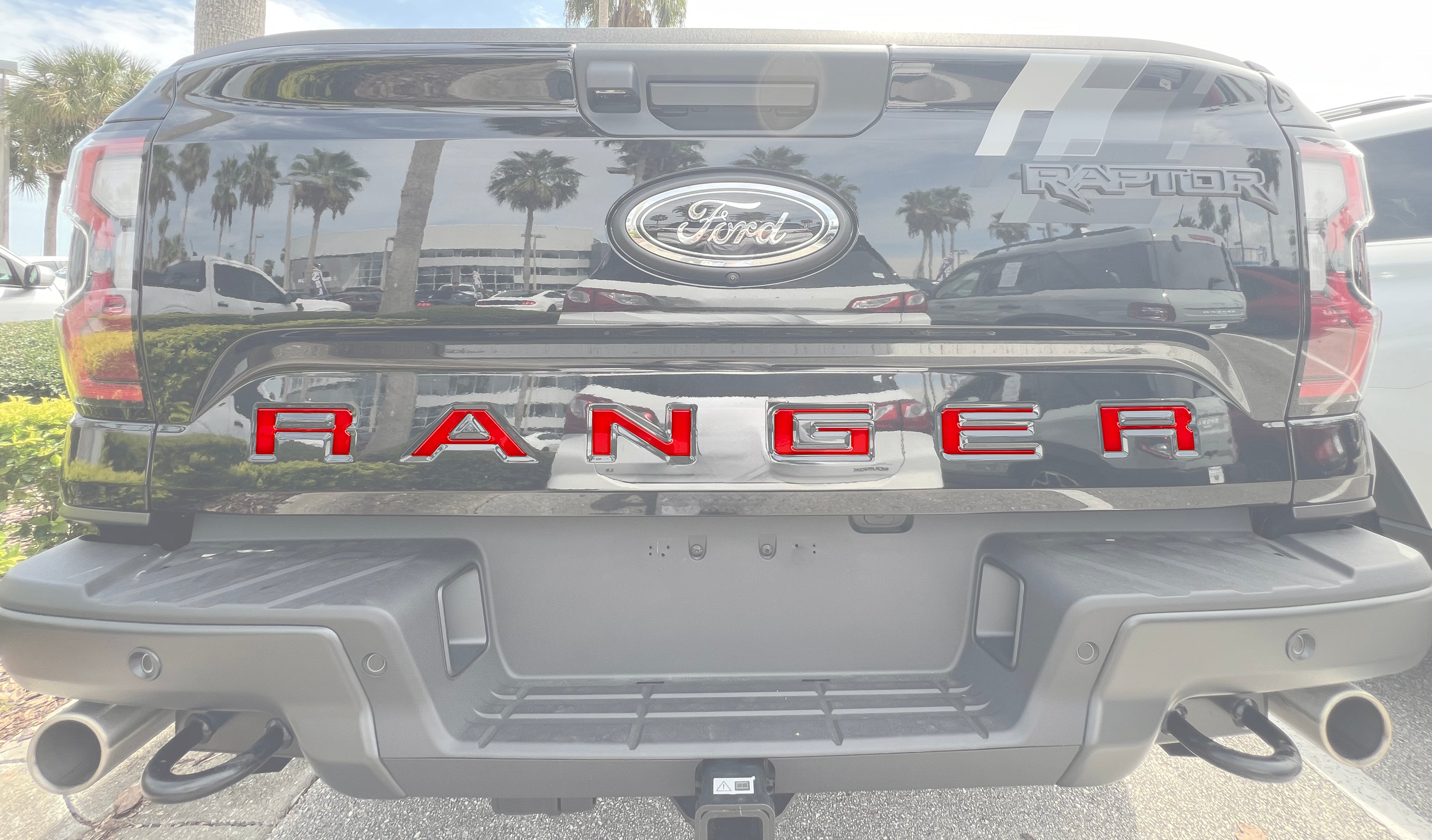 Tailgate Letter Inserts Fits 2024-2026 Ford Ranger — Tufskinz.com