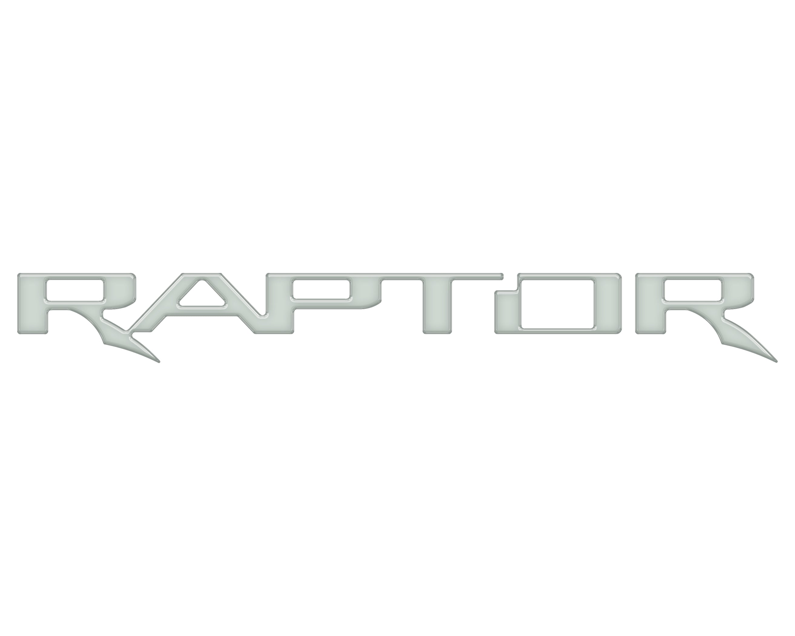 Raptor Tailgate Emblem Inserts Fits 2024-2026 Ford Ranger — Tufskinz.com