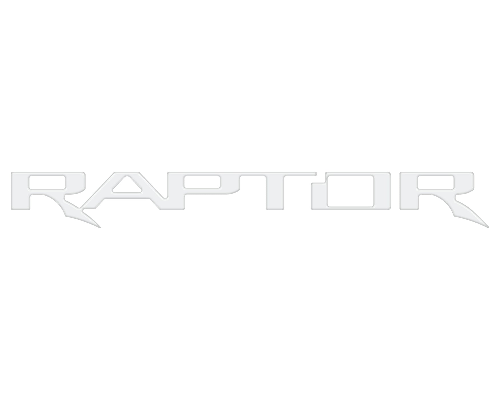 Raptor Tailgate Emblem Inserts Fits 2024-2026 Ford Ranger — Tufskinz.com
