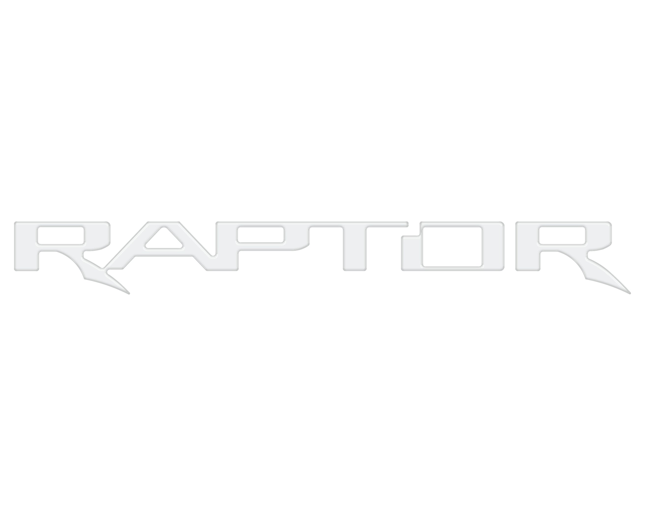 Raptor Tailgate Emblem Inserts Fits 2024-2026 Ford Ranger — Tufskinz.com