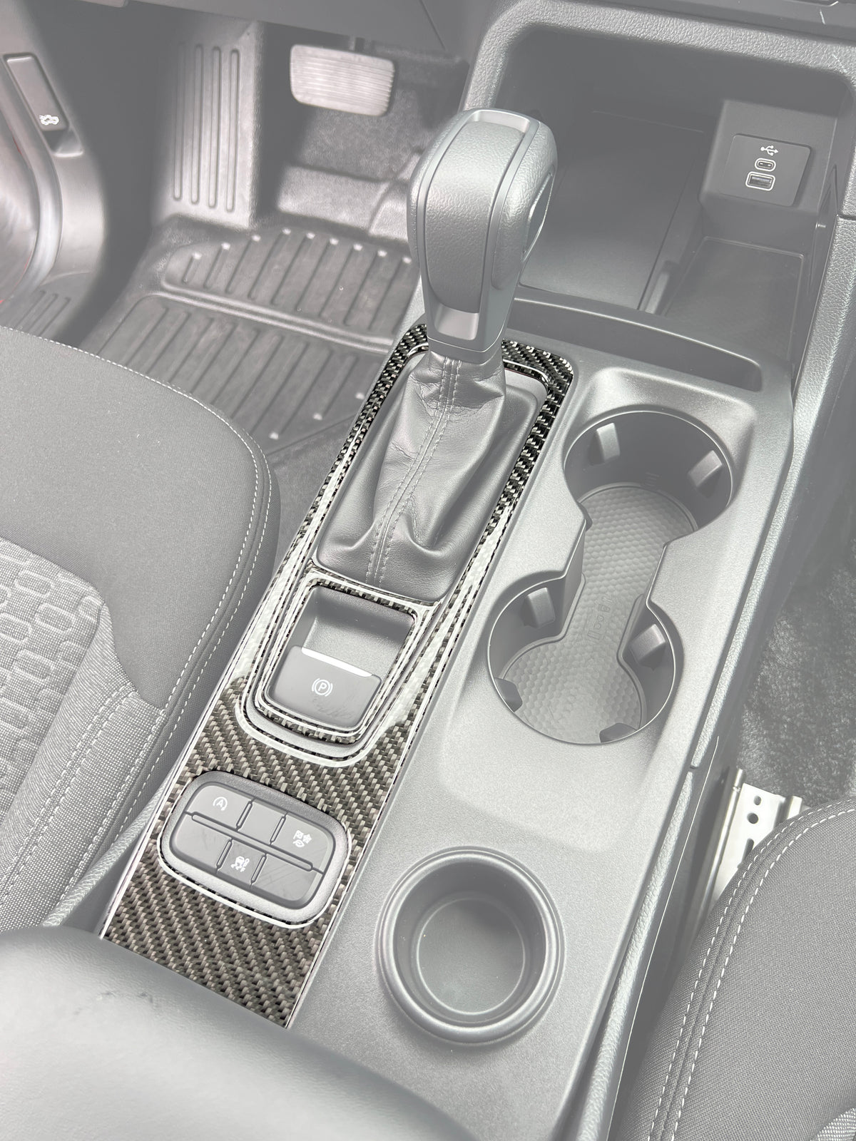 Mechanical Shifter Surround Accent Trim Fits 2024-2026 Ford Ranger ...