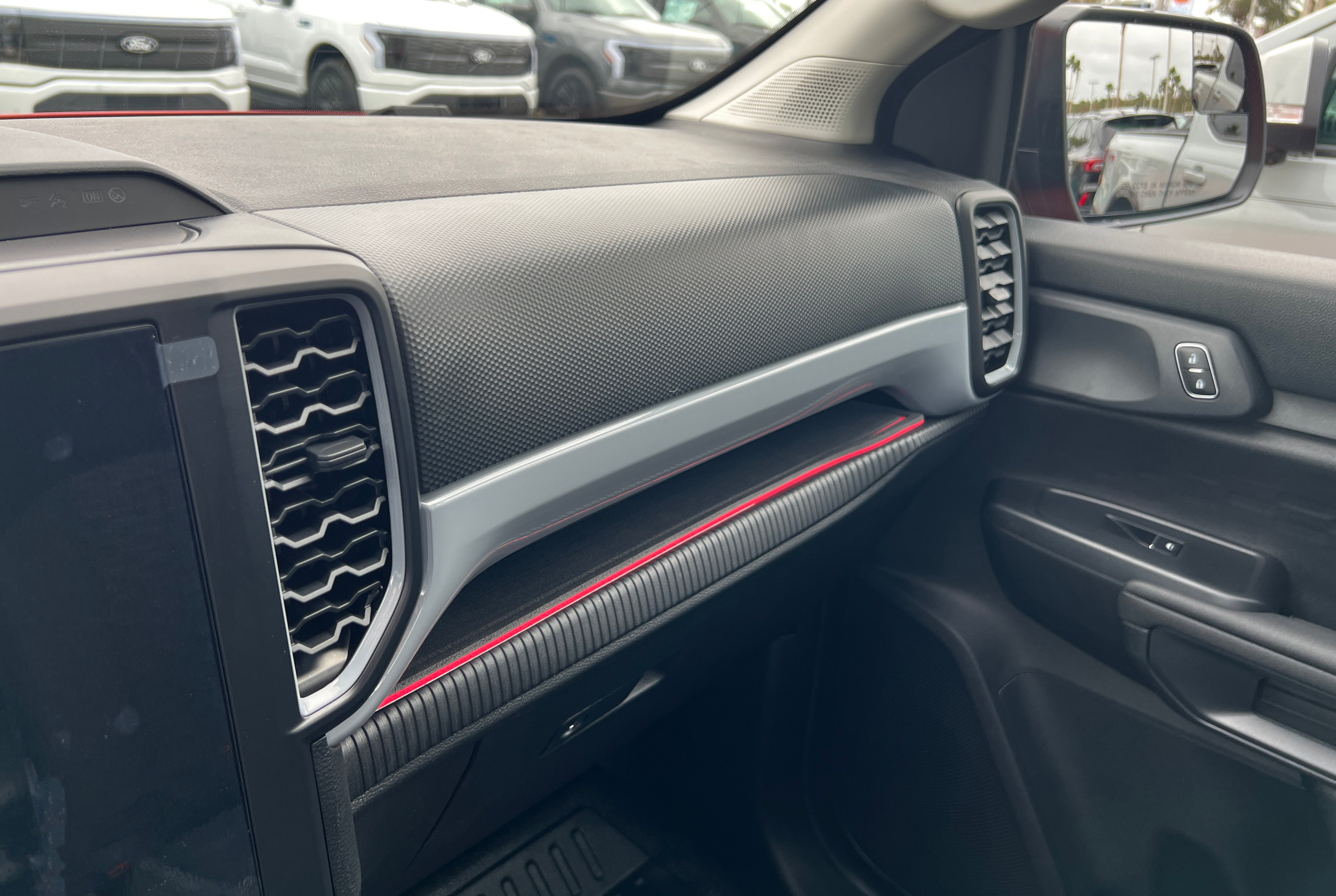 Passenger Dash Cubby Foam Inserts Fits 2024-2026 Ford Ranger — Tufskinz.com