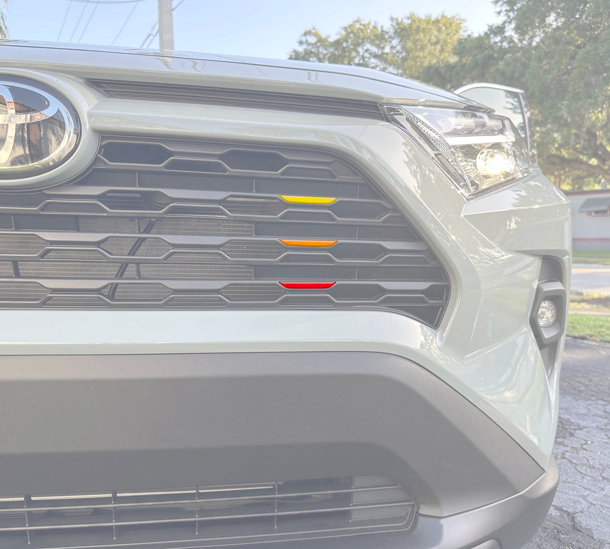 Grille Line Inserts Fits 2018-2023 Toyota Rav4 — Tufskinz.com