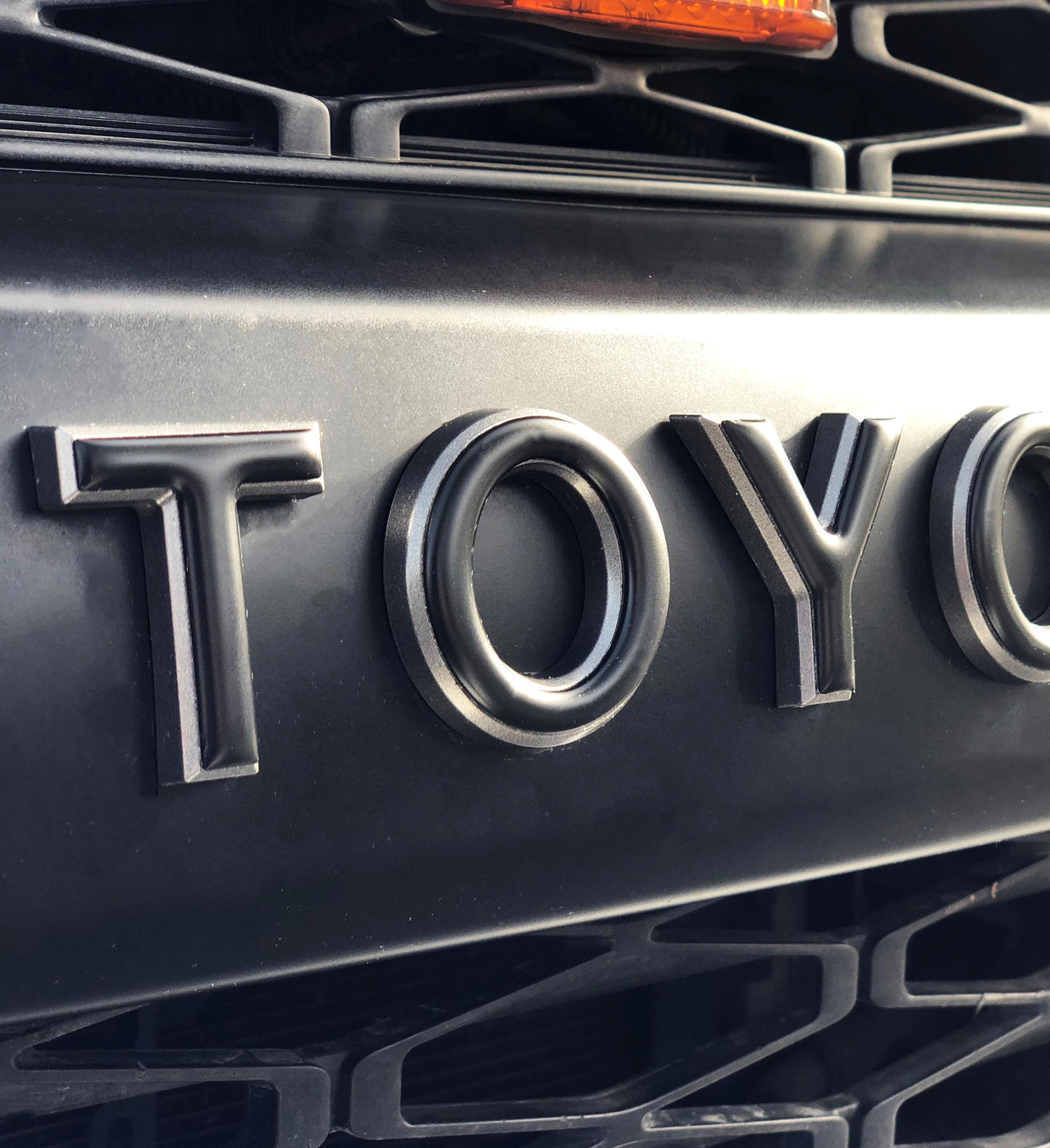 Grille Letter Overlays Fits 2010-2024 Toyota 4Runner — Tufskinz.com
