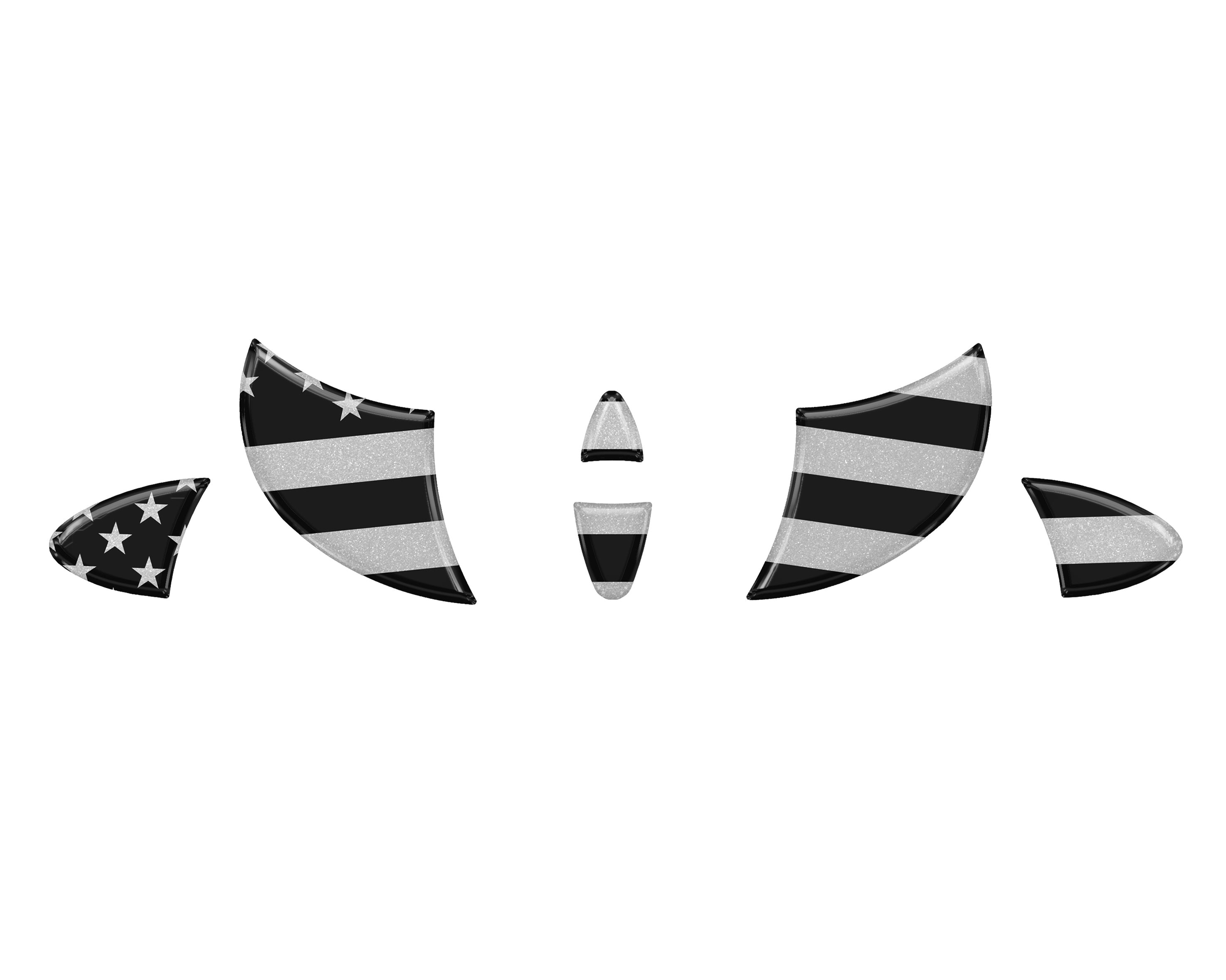 Exterior Emblem Inserts Fits 2014-2024 Toyota 4Runner — Tufskinz.com