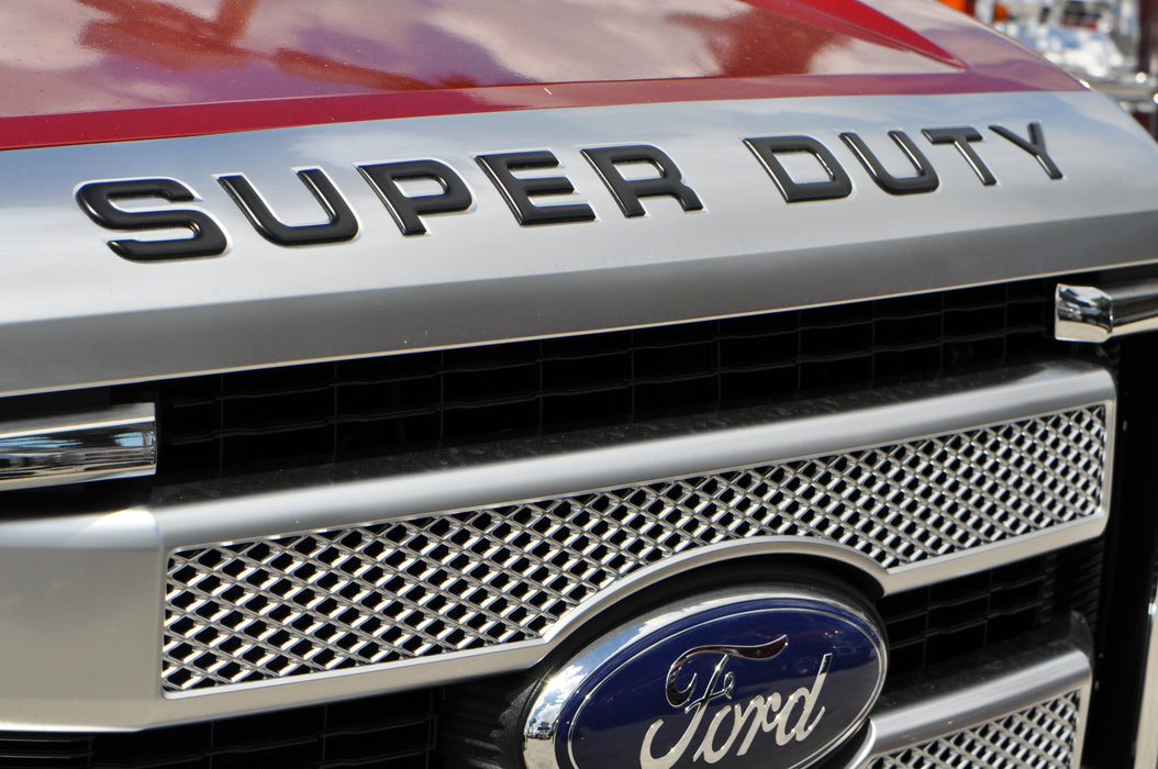 Front Grill Letter Decals Super Duty Grille Insert Letters Decals For ...