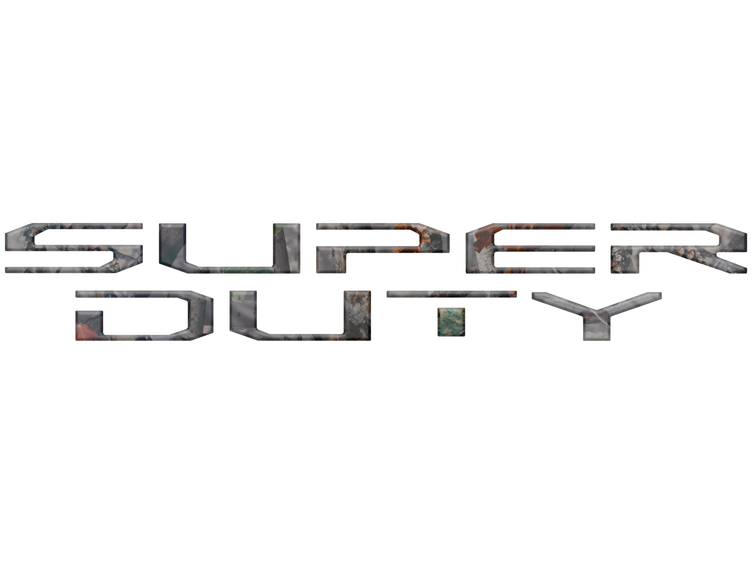 Tailgate Letter Inserts Fits 2023-2026 Ford Super Duty XL/XLT/STX/Trem ...