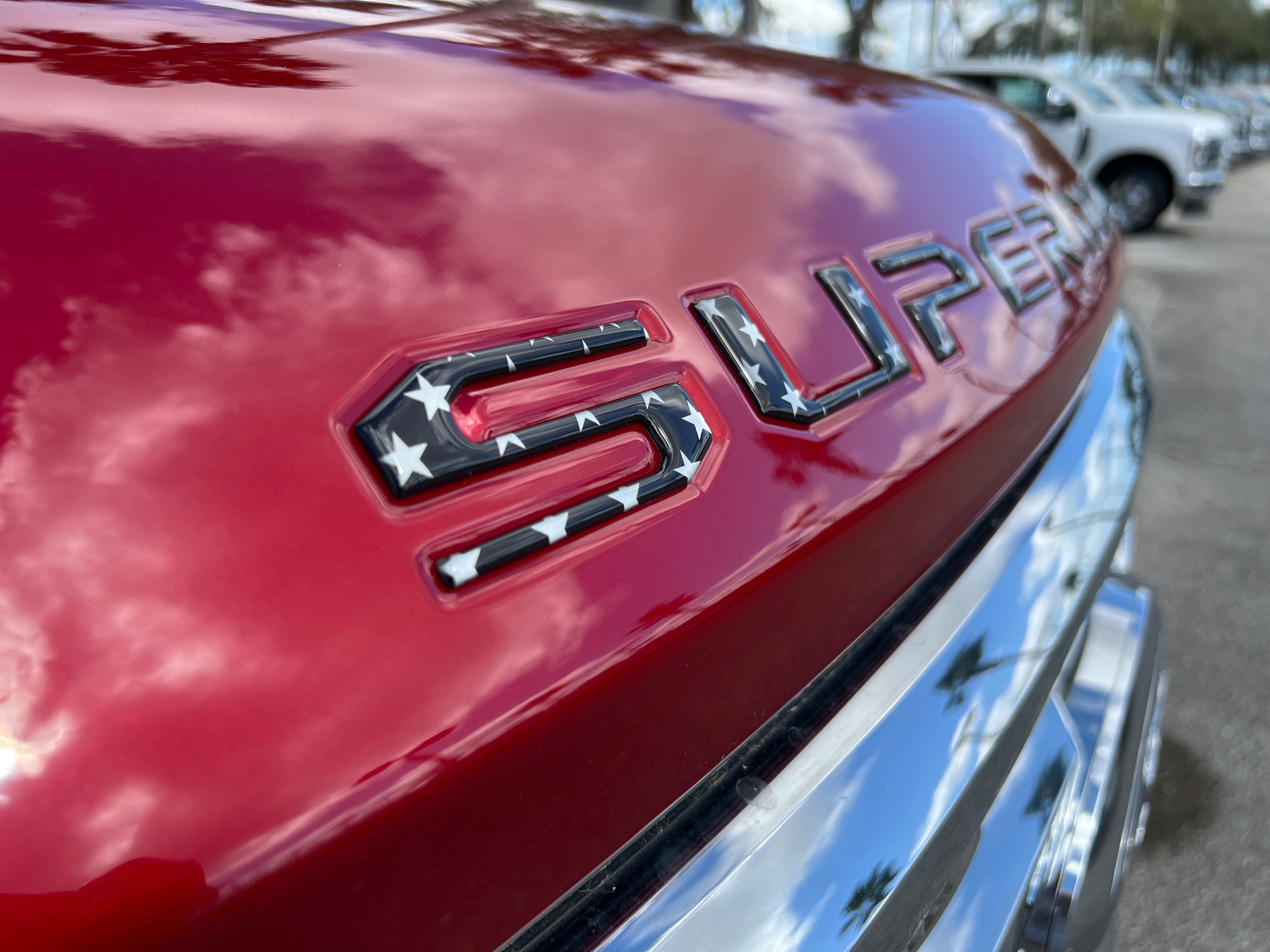 Hood Letter Inserts Fits 2023-2026 Ford Super Duty — Tufskinz.com