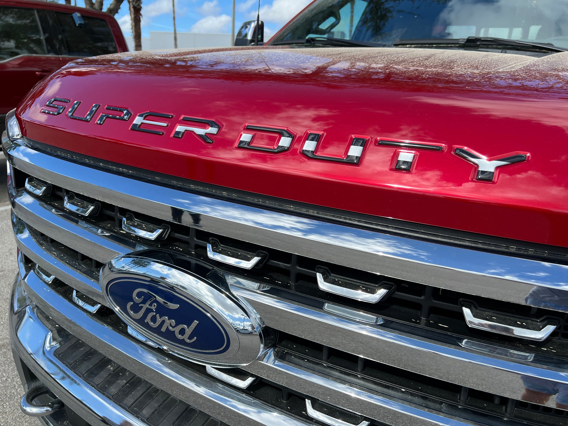 Hood Letter Inserts Fits 2023-2026 Ford Super Duty — Tufskinz.com