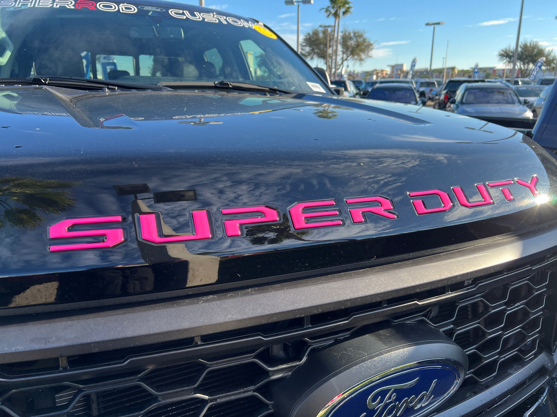 Hood Letter Inserts Fits 2023-2026 Ford Super Duty — Tufskinz.com