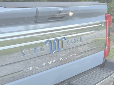 Tailgate Letter Inserts Fits 2023-2025 Ford Super Duty King Ranch ...