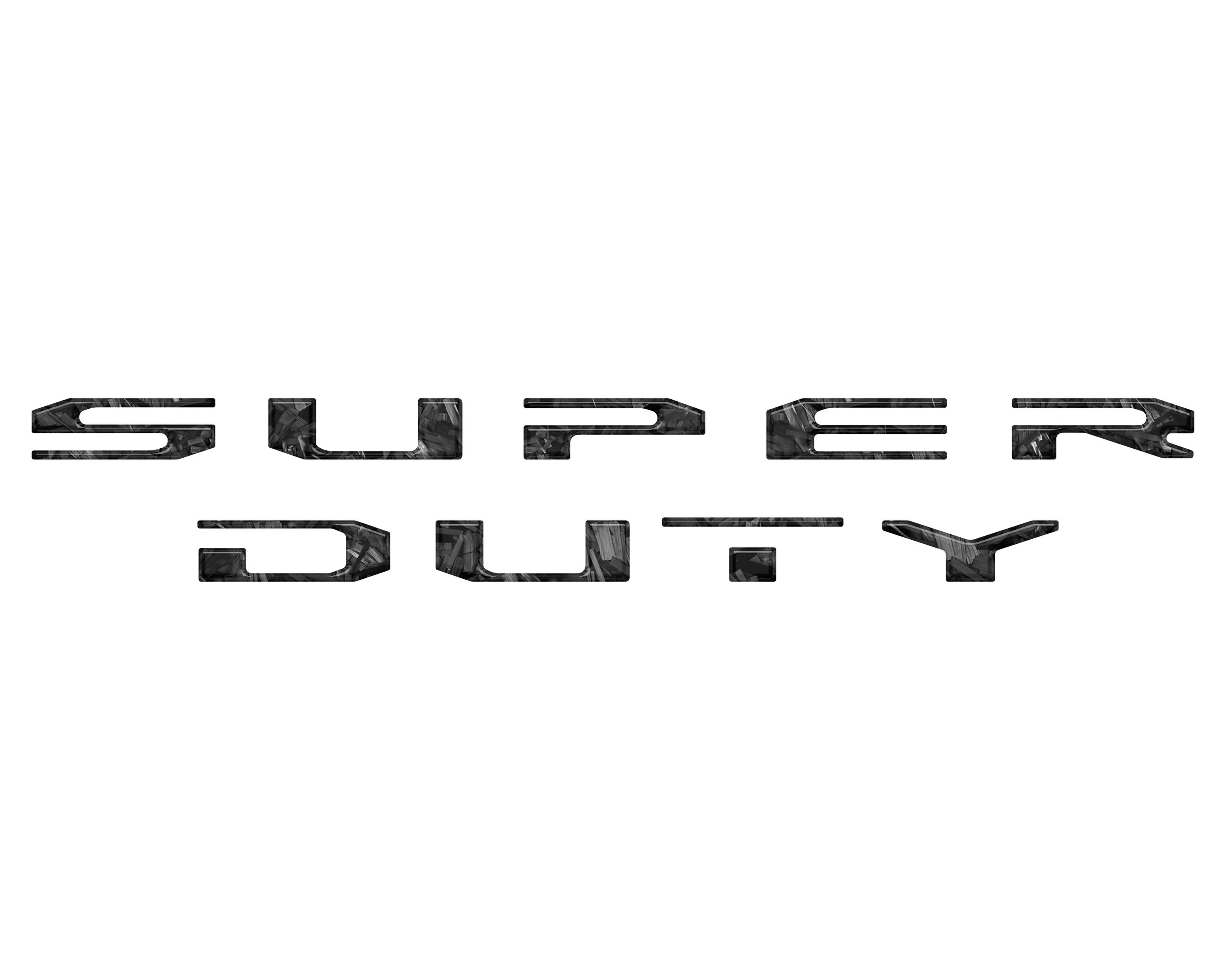 Tailgate Letter Overlays Fits 2023-2026 Ford King Ranch/Platinum/Limit ...