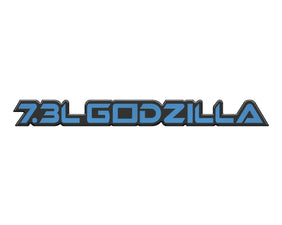 7.3L Godzilla Badge Fits 2020-2026 Ford Super Duty — Tufskinz.com