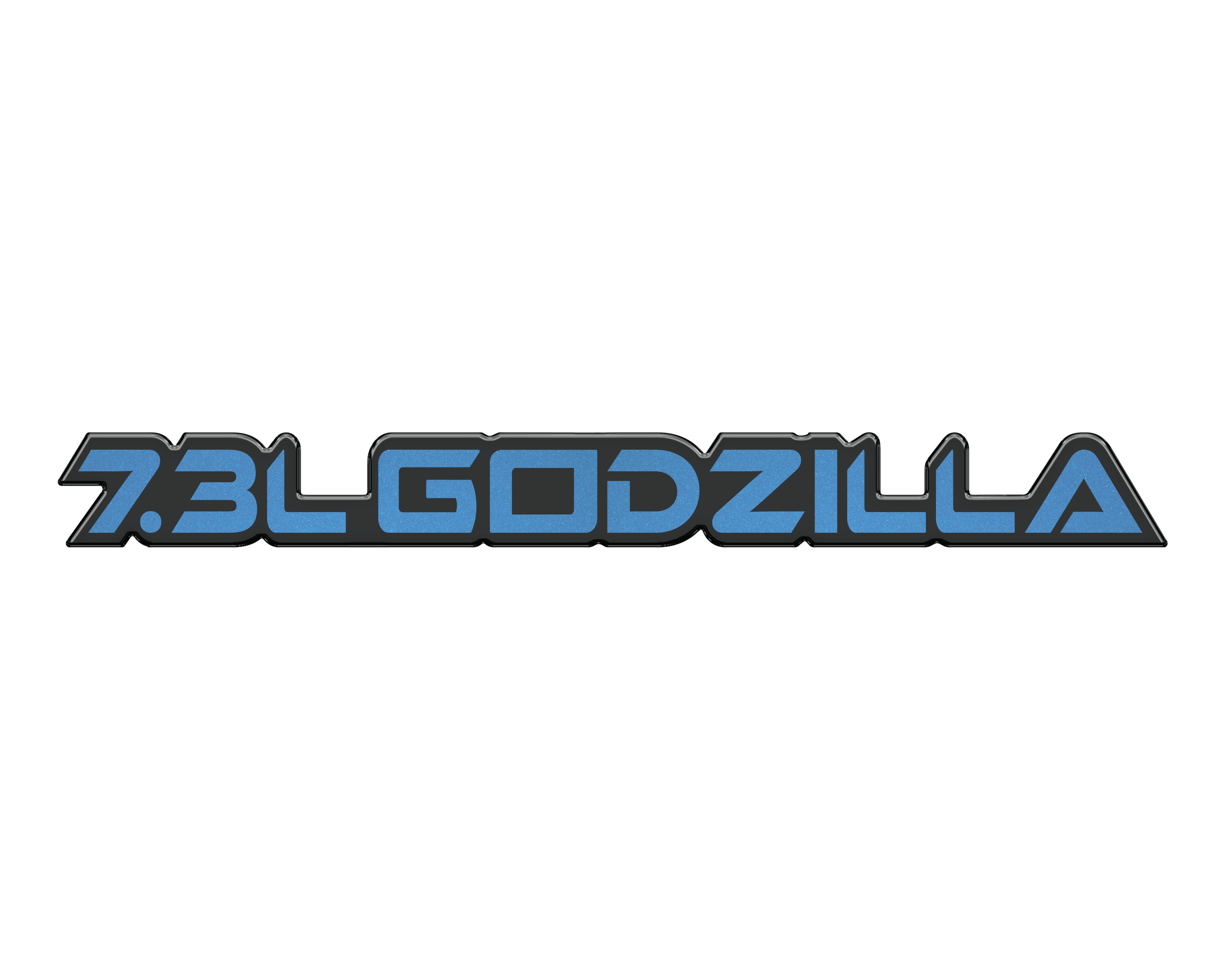 7.3L Godzilla Badge Fits 2020-2026 Ford Super Duty — Tufskinz.com