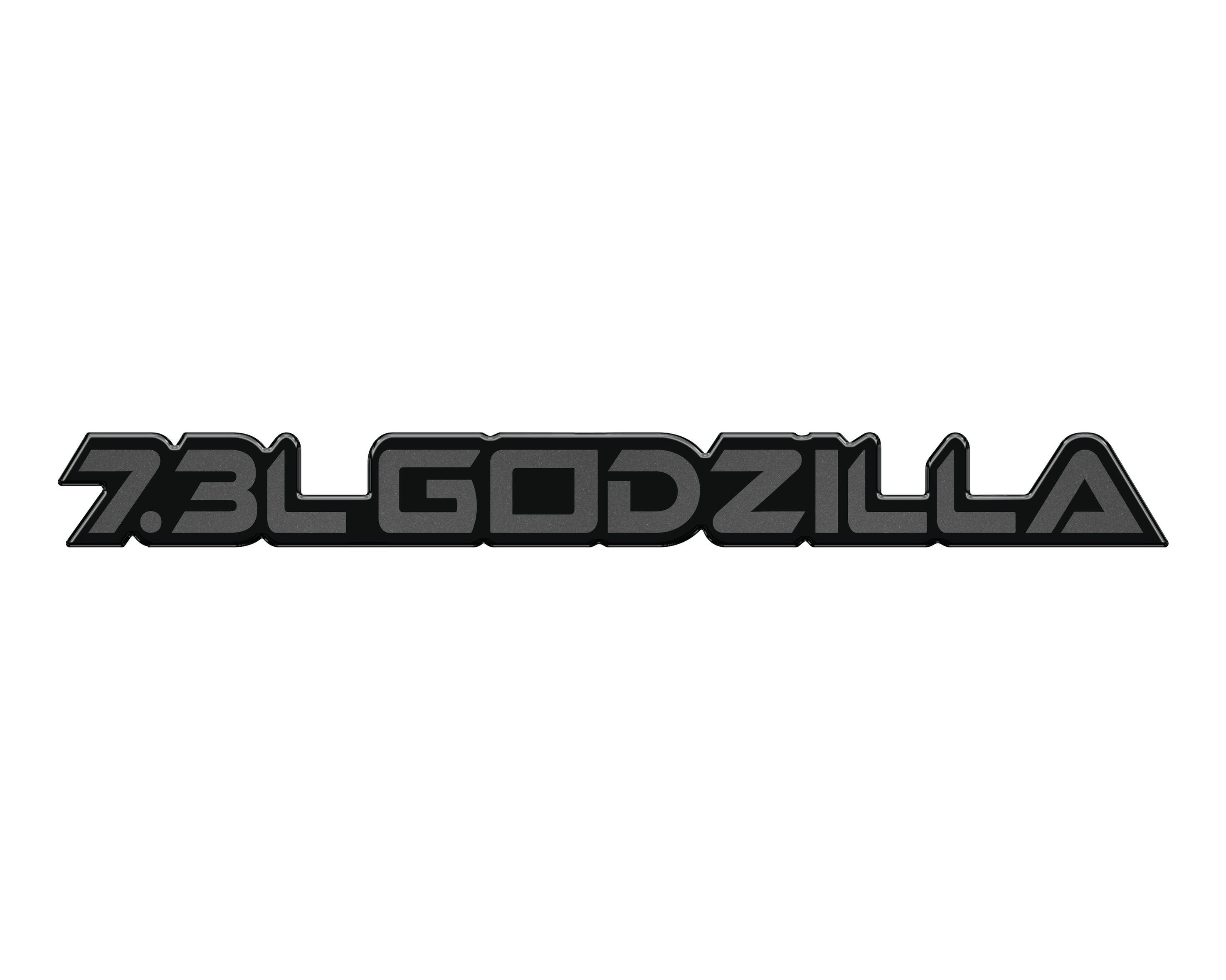 7.3L Godzilla Badge Fits 2020-2026 Ford Super Duty — Tufskinz.com