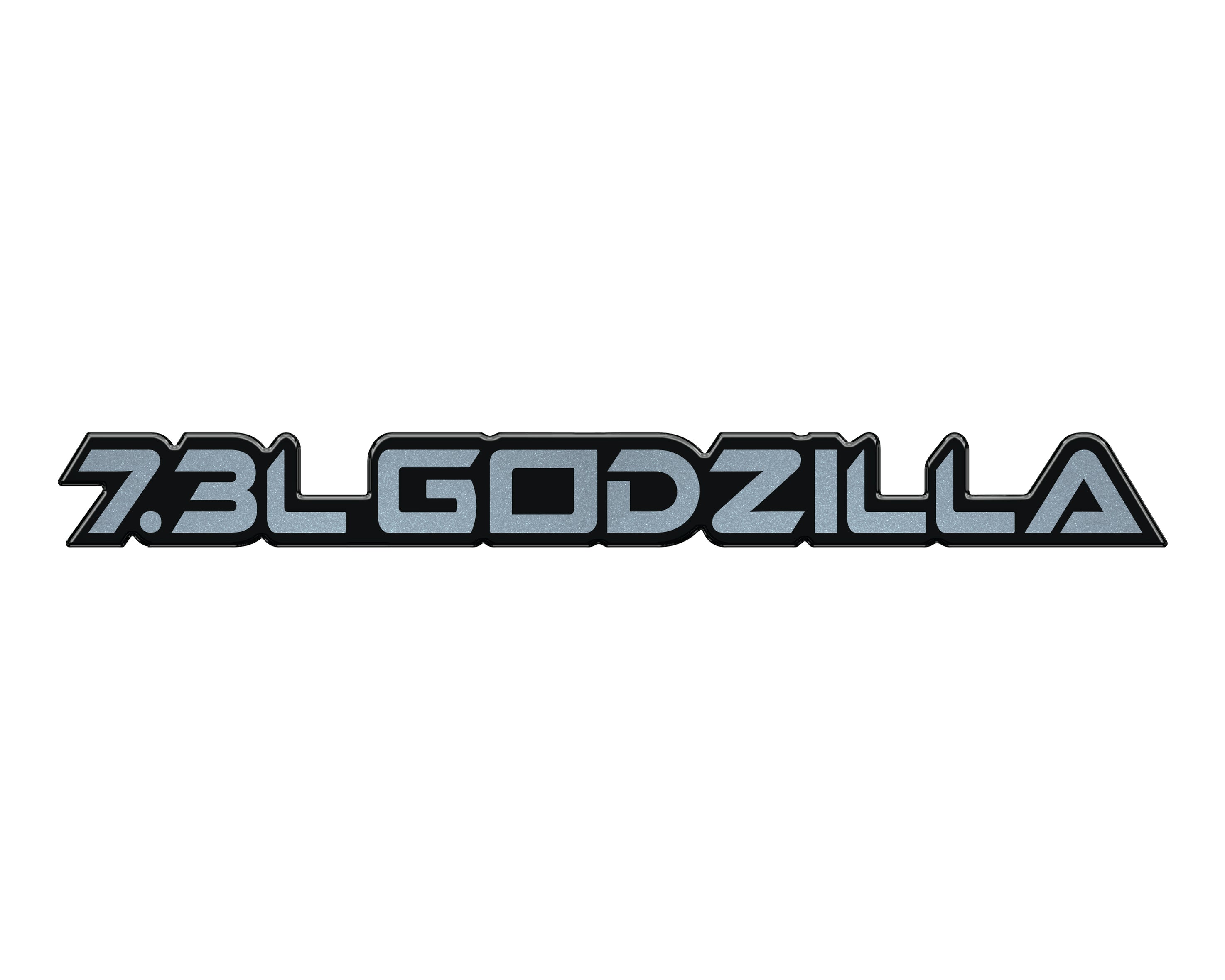 7.3L Godzilla Badge Fits 2020-2026 Ford Super Duty — Tufskinz.com