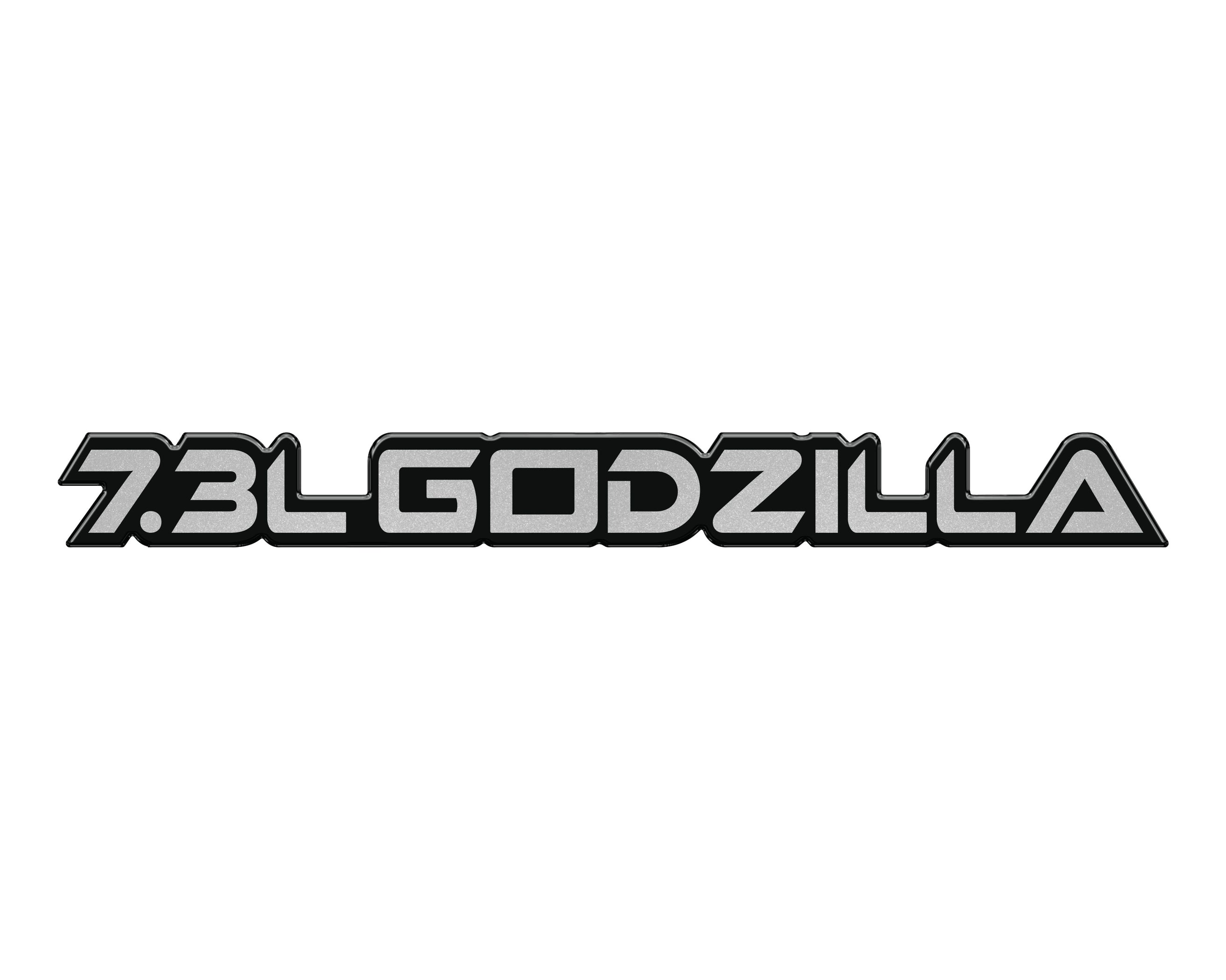 7.3L Godzilla Badge Fits 2020-2026 Ford Super Duty — Tufskinz.com