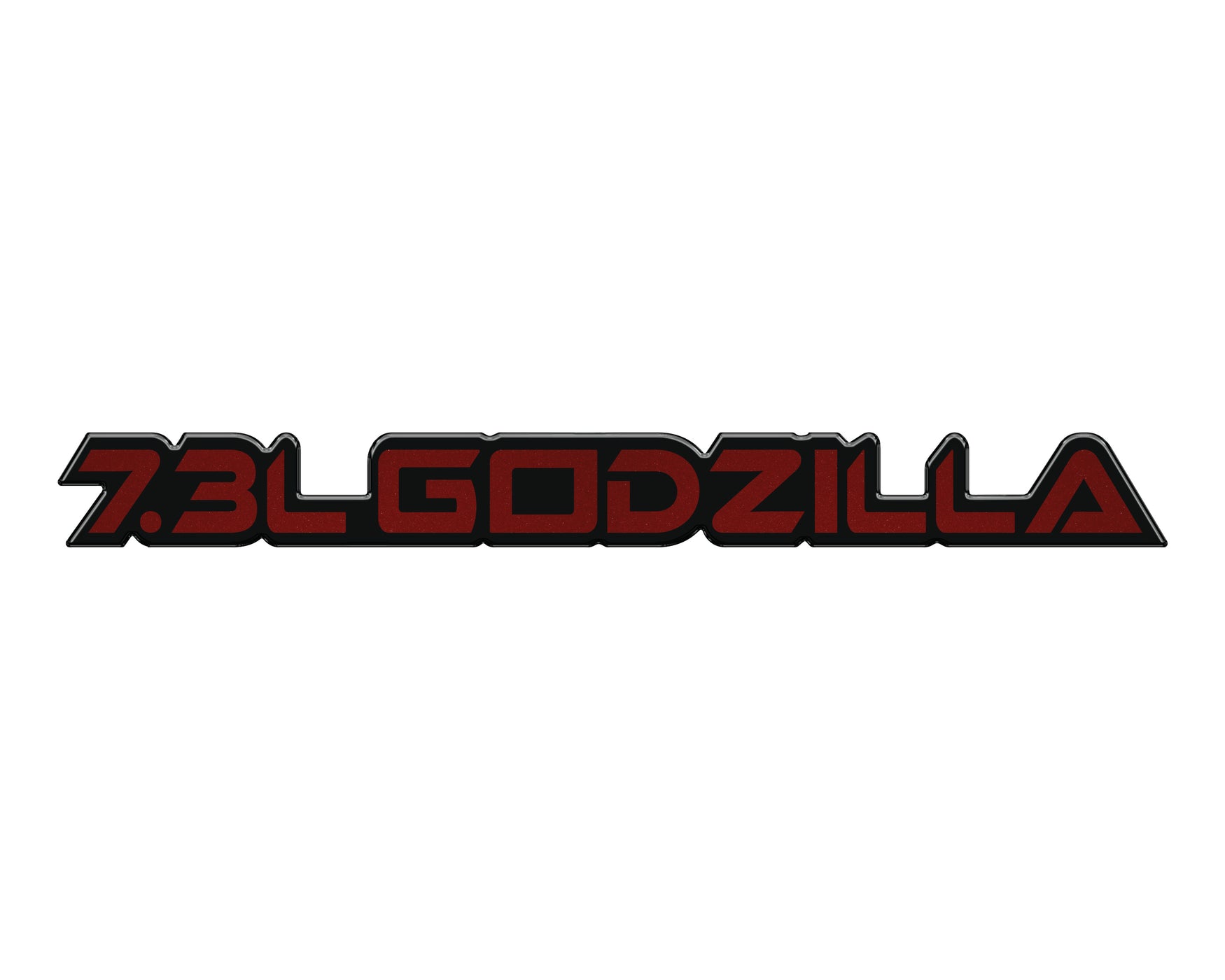 7.3L Godzilla Badge Fits 2020-2026 Ford Super Duty — Tufskinz.com