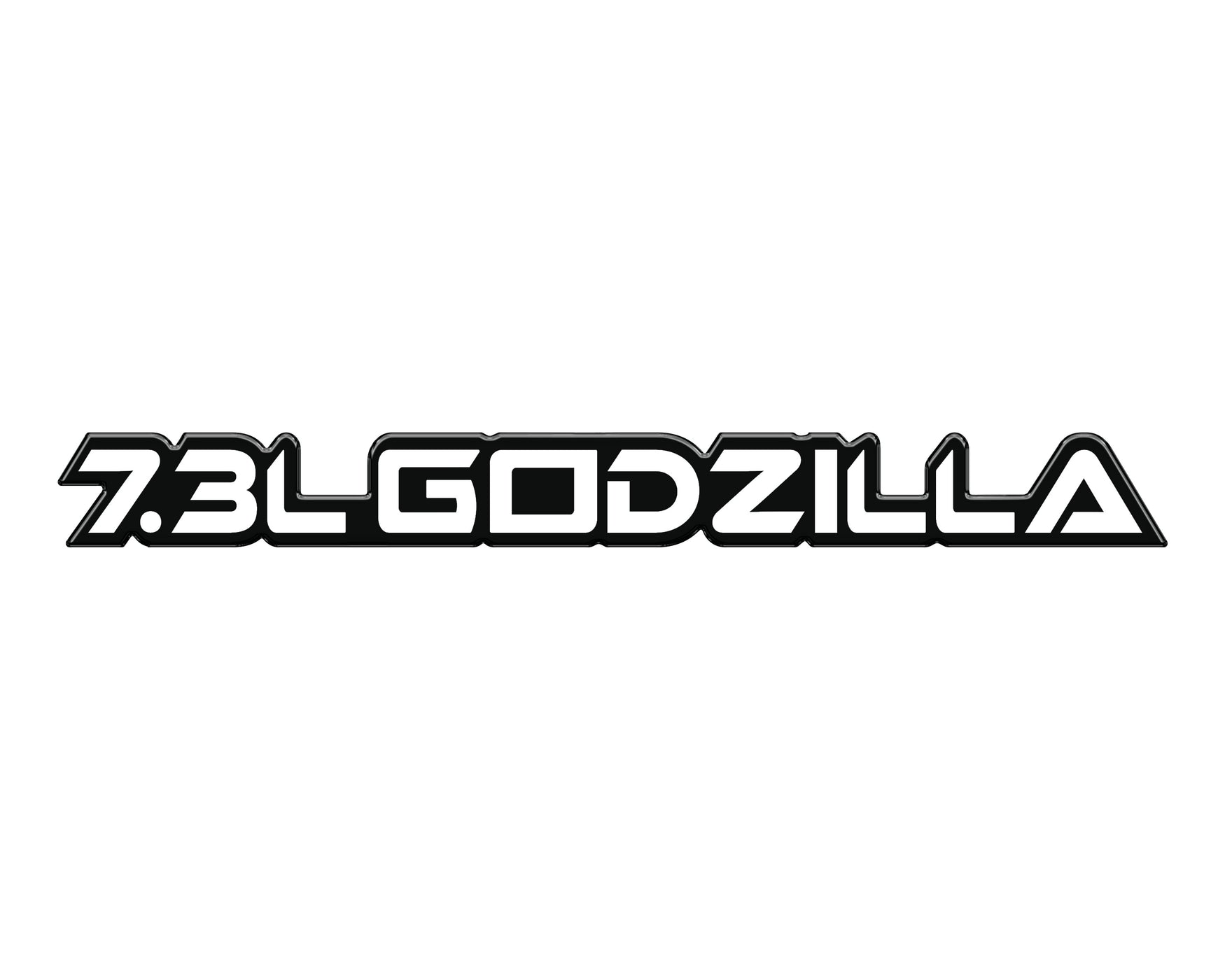 7.3L Godzilla Badge Fits 2020-2026 Ford Super Duty — Tufskinz.com