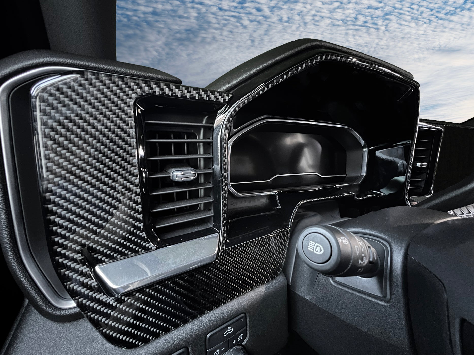 Dash Accent Trim Fits 2022-2026 Chevrolet Silverado — Tufskinz.com