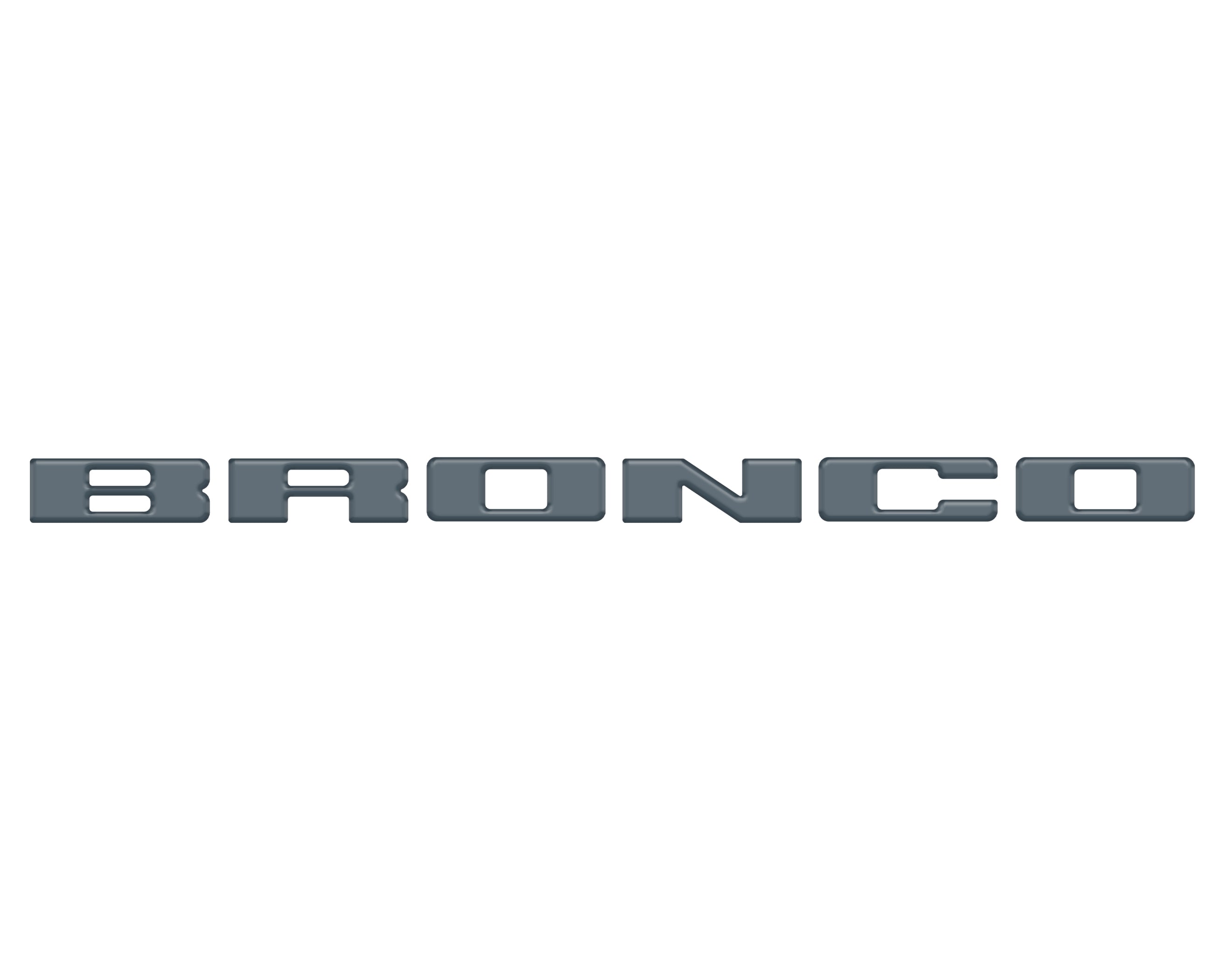 Front Grille Letters Overlays Fits 2021-2026 Ford Bronco Sport ...