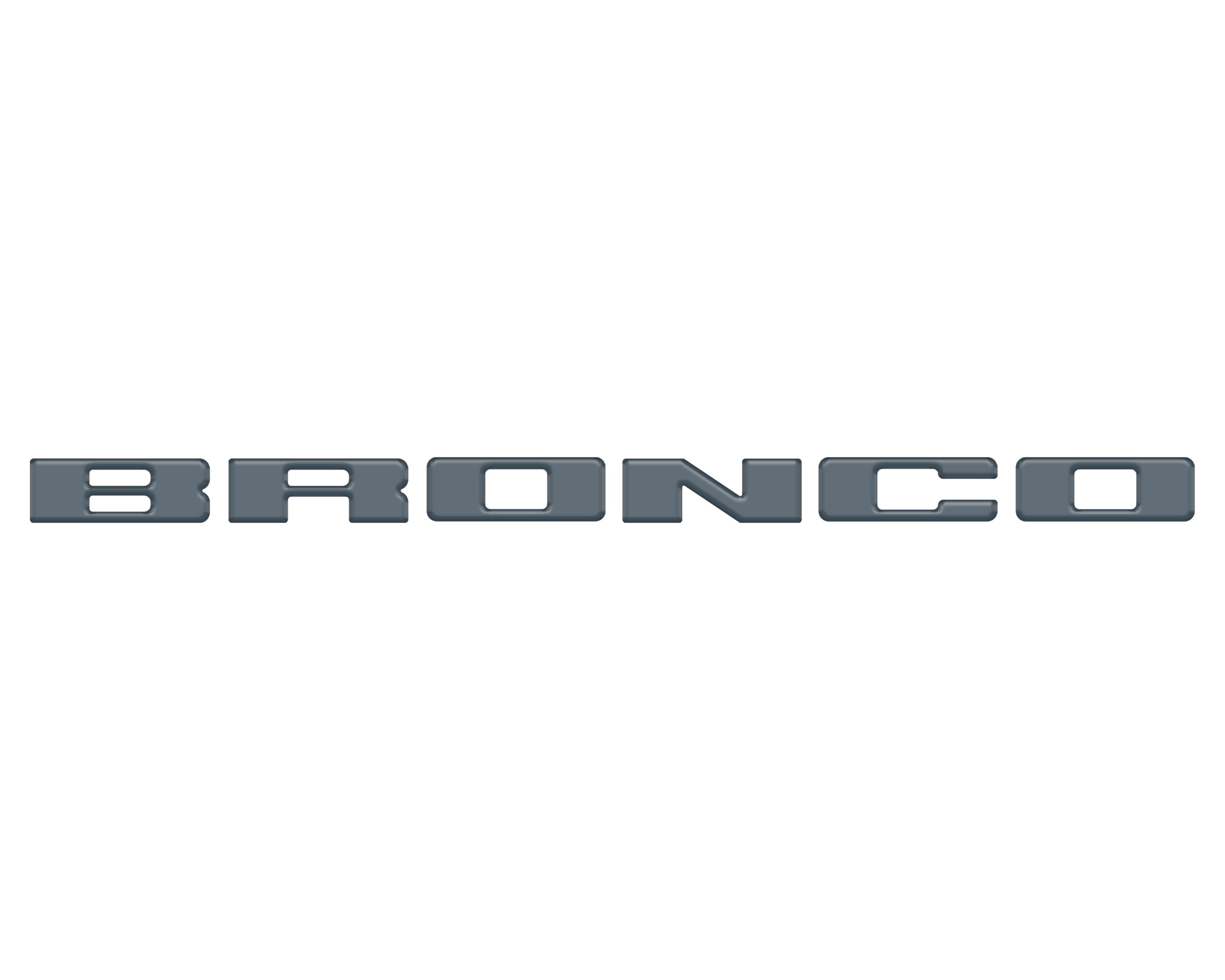 Front Grille Letters Overlays Fits 2021-2026 Ford Bronco Sport ...