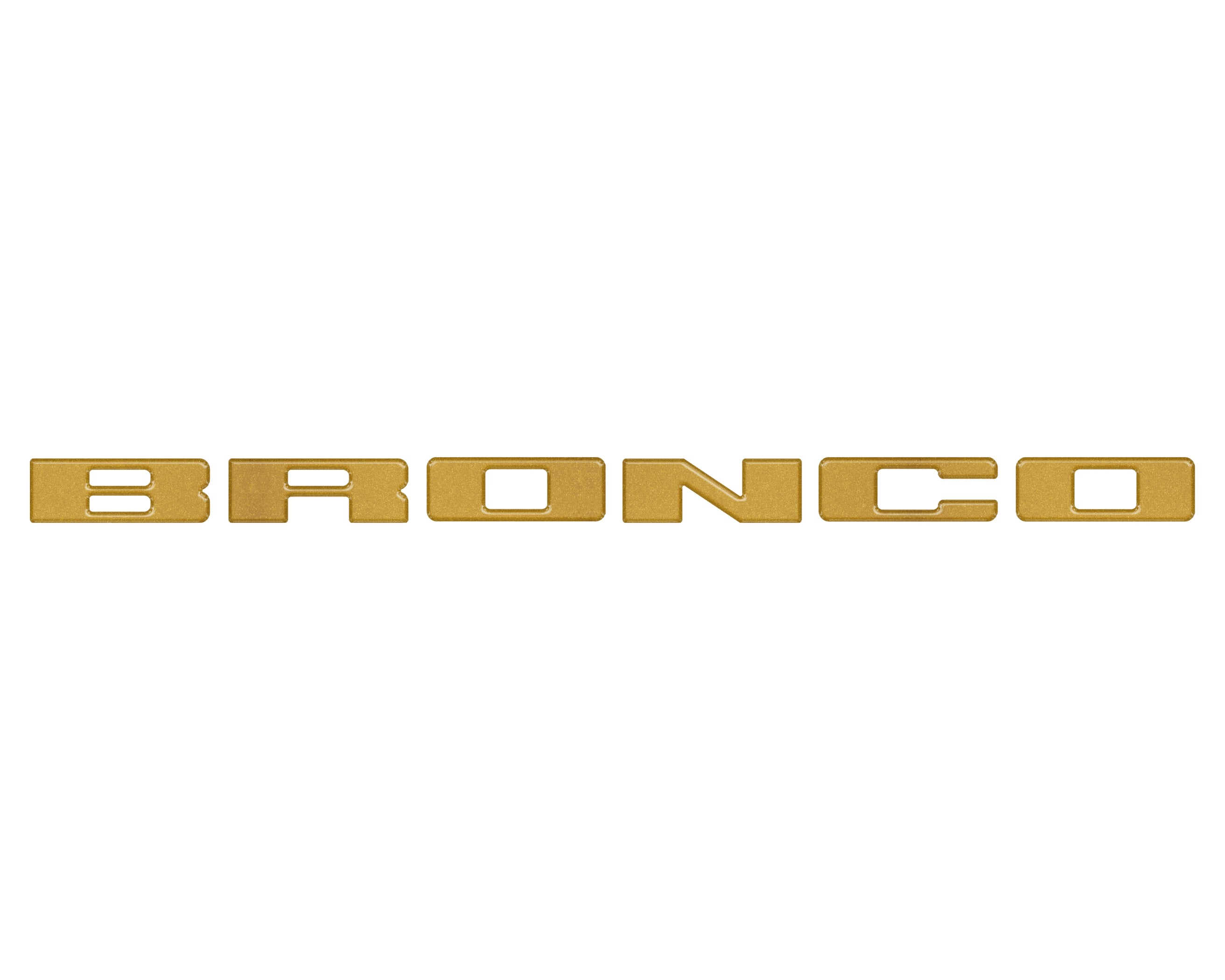 Front Grille Letters Overlays Fits 2021-2026 Ford Bronco Sport ...